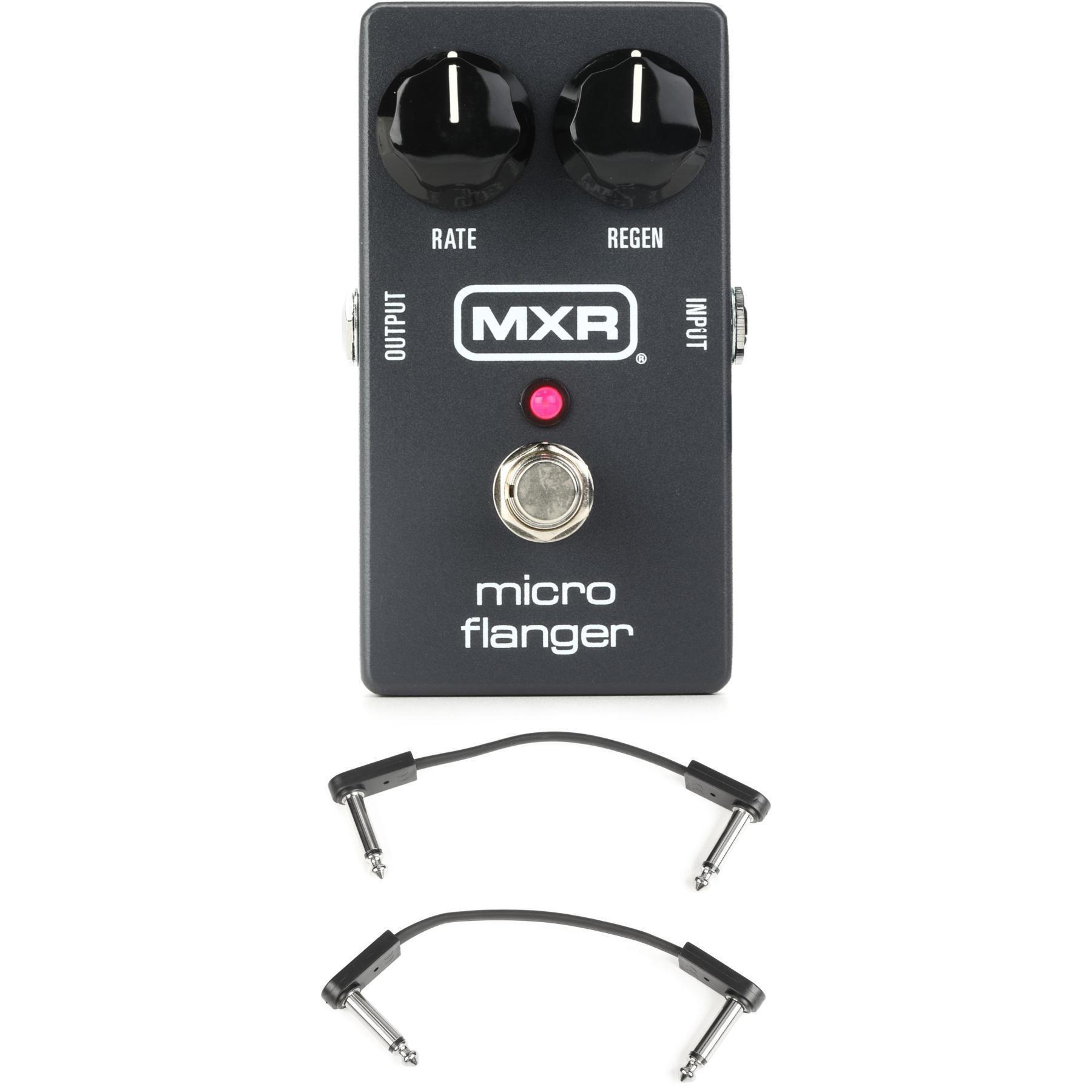 MXR M152 Micro Flanger Pedal with EBS Patch Cables | Sweetwater