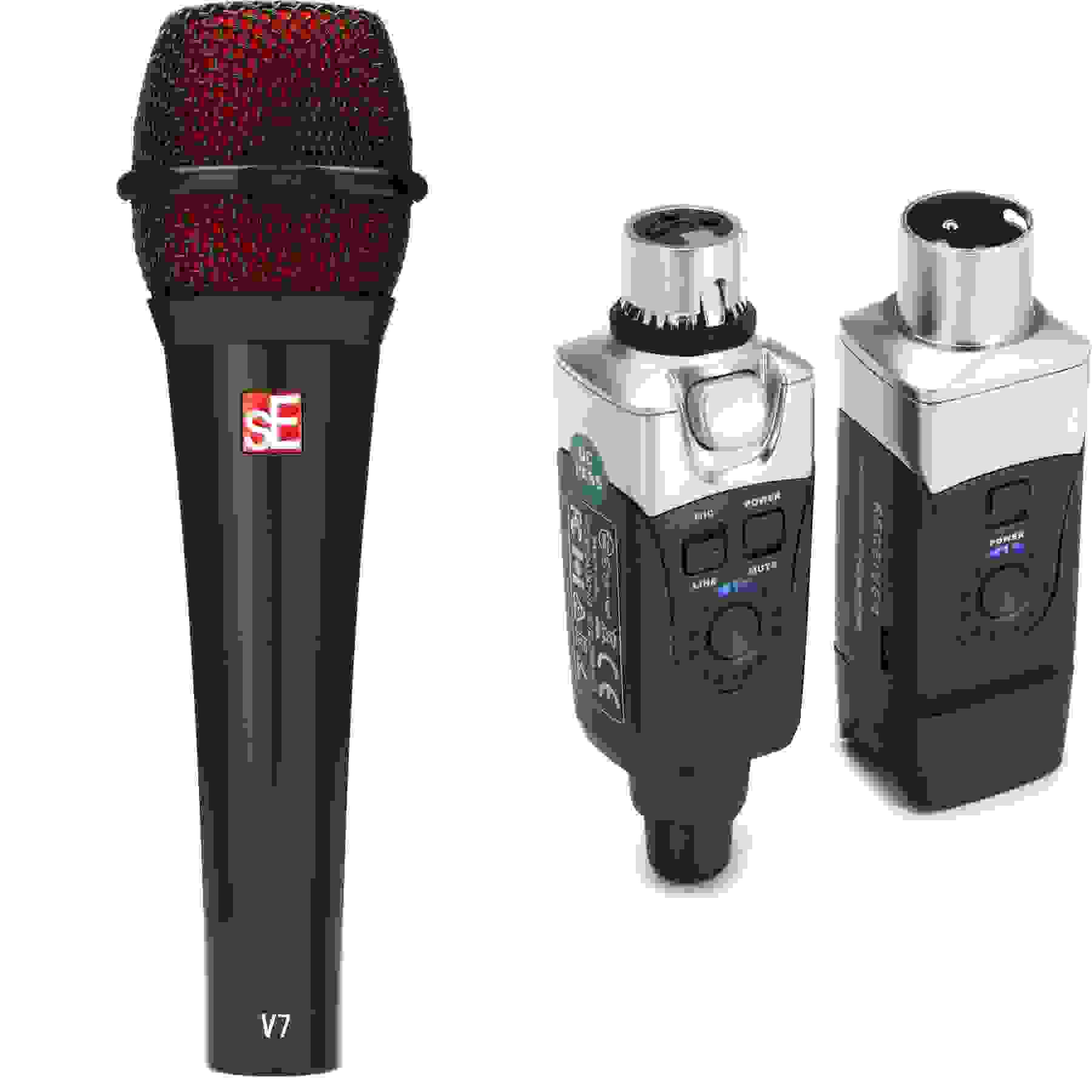sE Electronics V7 Supercardioid Dynamic Handheld Vocal Microphone and ...