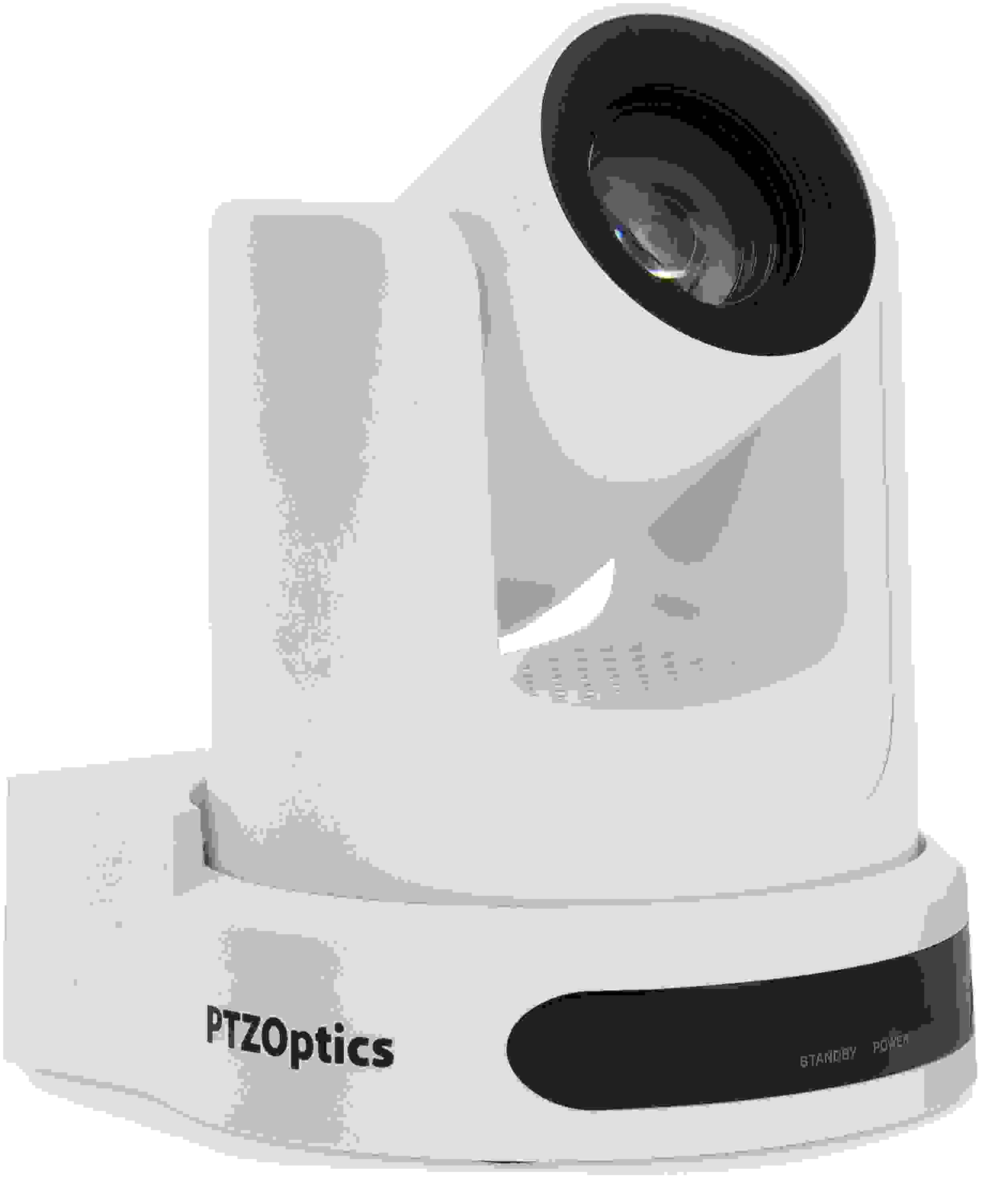 PTZOptics Move SE 30X Optical Zoom PTZ Camera - White | Sweetwater