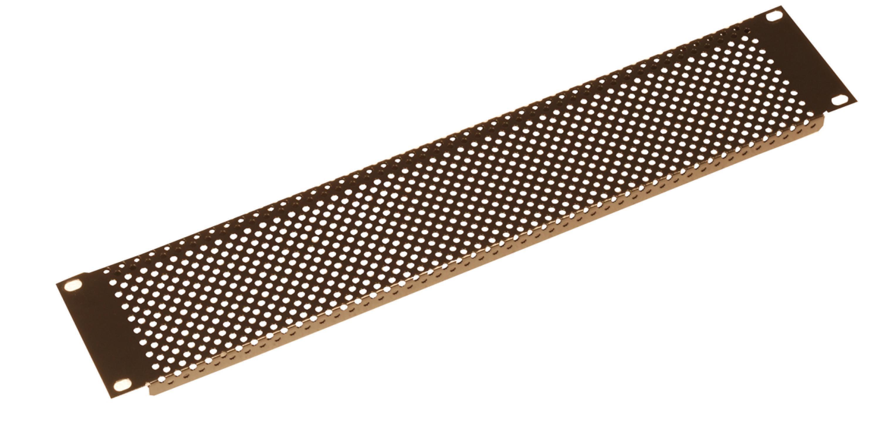 Gator GE-PNLVNTSTD-2U - 2U Perforated Flanged Panel | Sweetwater
