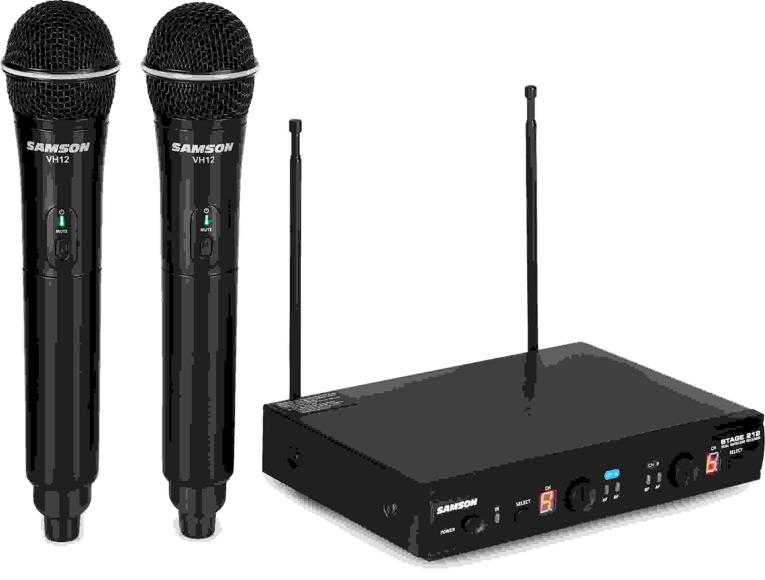 Samson Stage 212 Dual-channel Handheld VHF Wireless System | Sweetwater