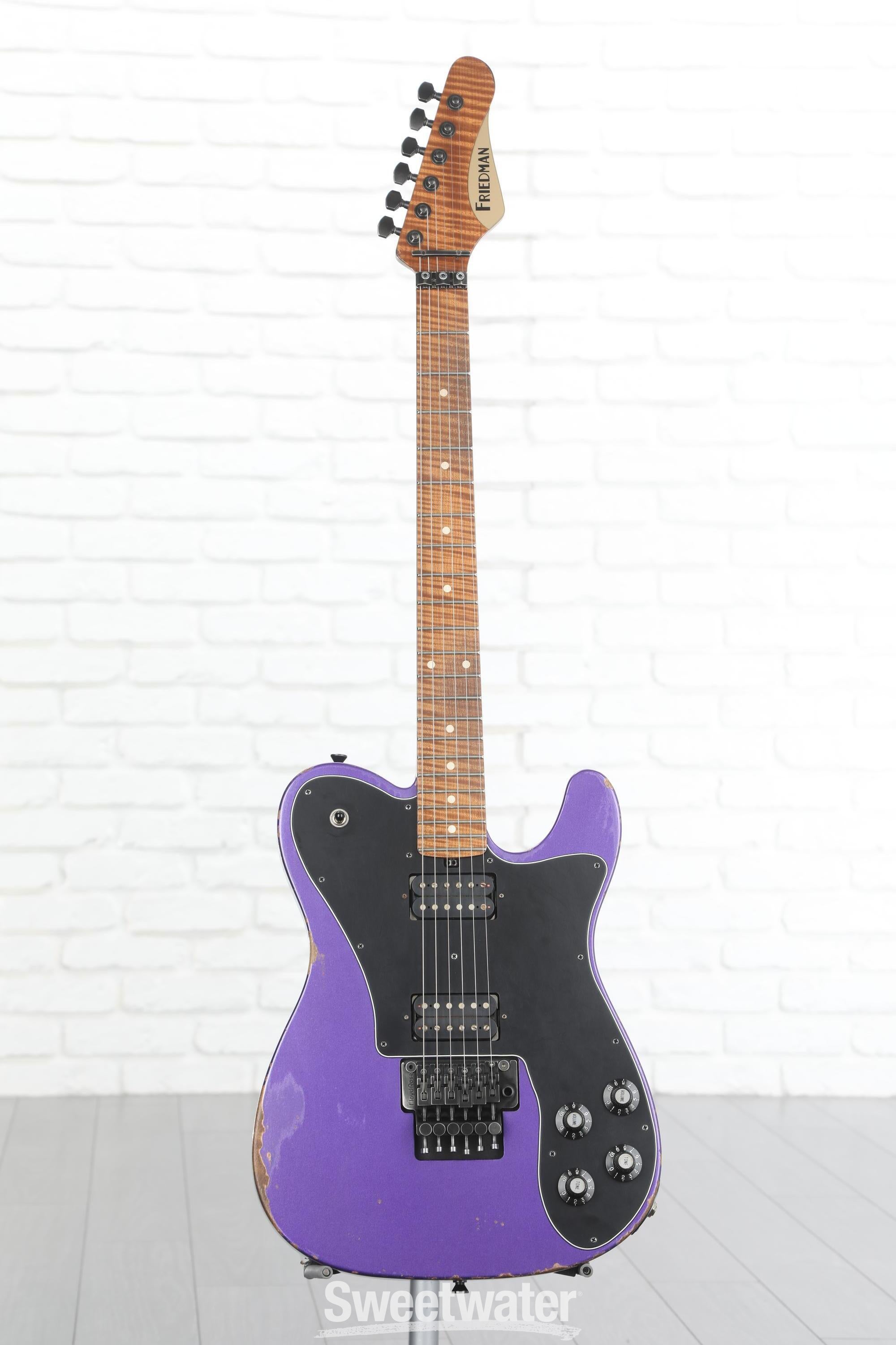 Friedman Vintage T Floyd Electric Guitar - Purple Metallic, Sweetwater ...