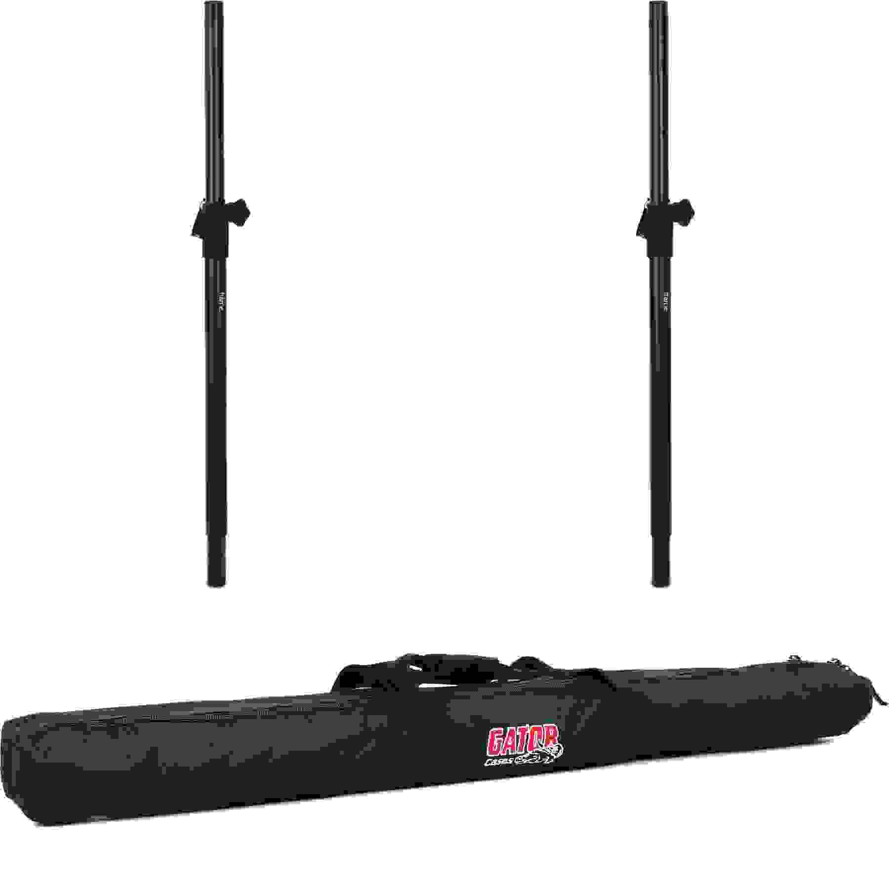 Gator Frameworks GFW-SPK-SP Adjustable Speaker Pole and M20 Adapter ...