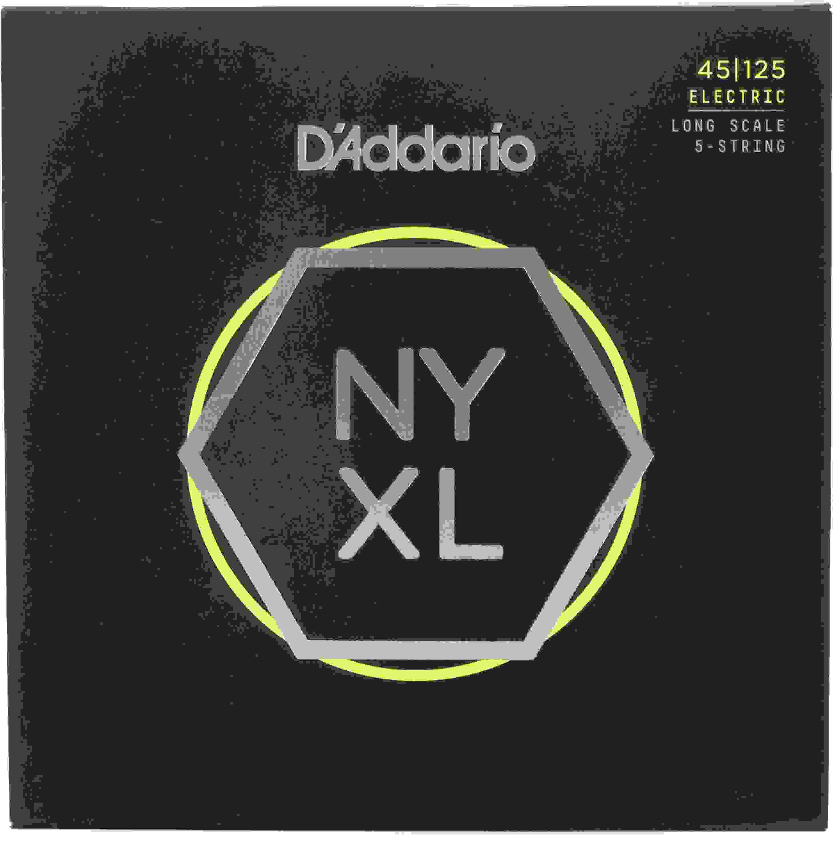 D'Addario NYXL45125 Nickel Wound Bass Guitar Strings - .045-.125 Light ...