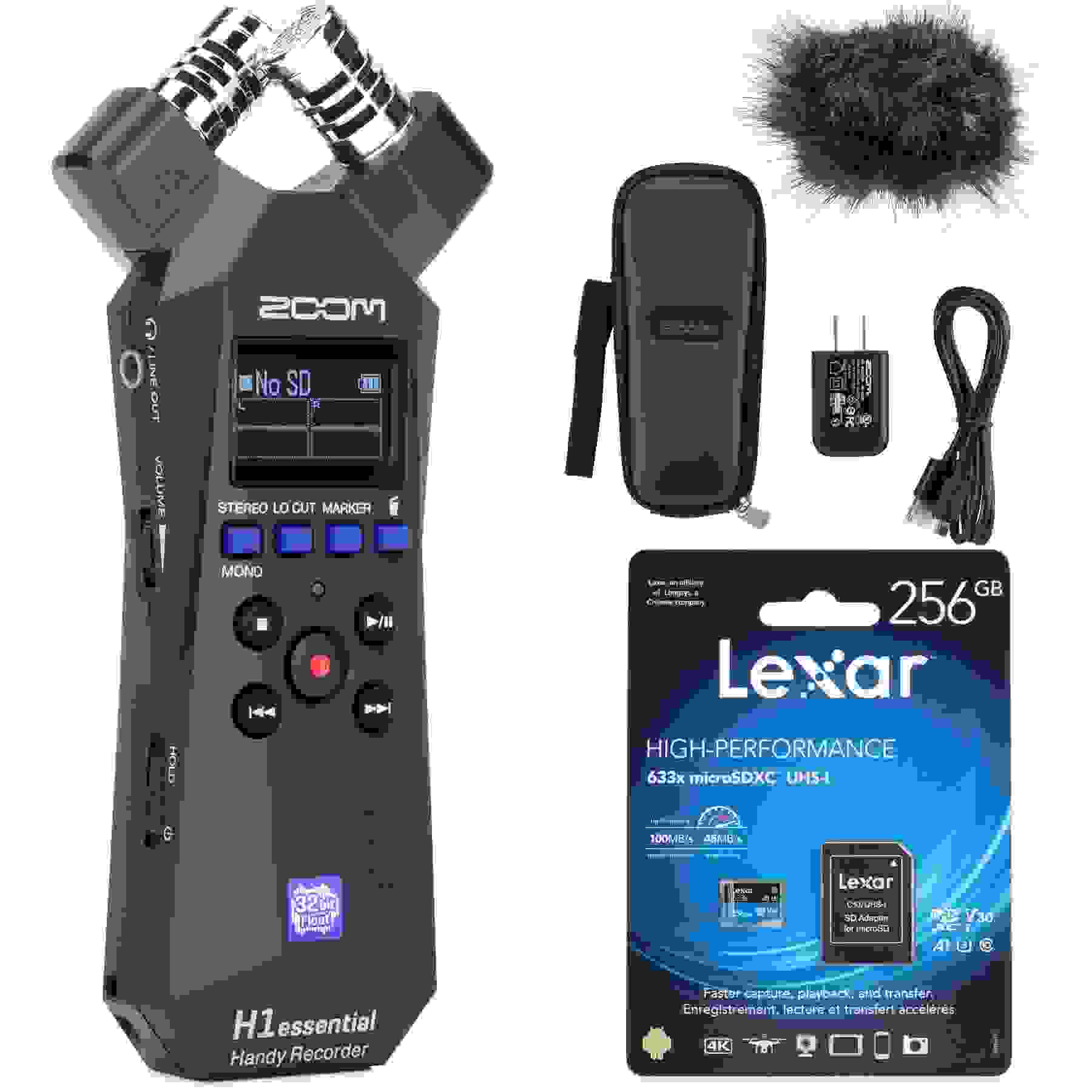 Zoom H1essential Portable Recorder Essentials Bundle | Sweetwater