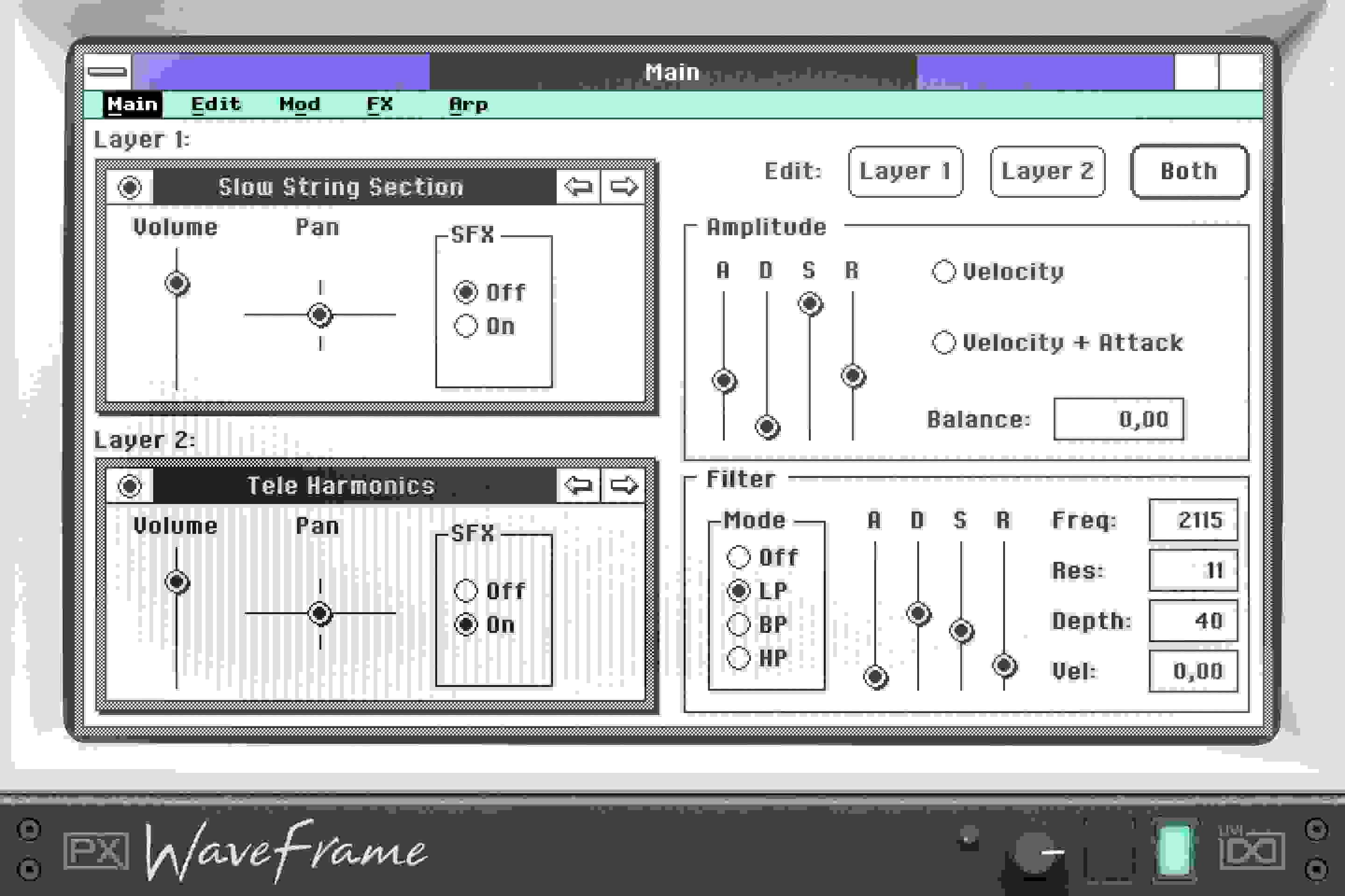 UVI PX WaveFrame Digital Sampling Synthesizer Plug-in | Sweetwater