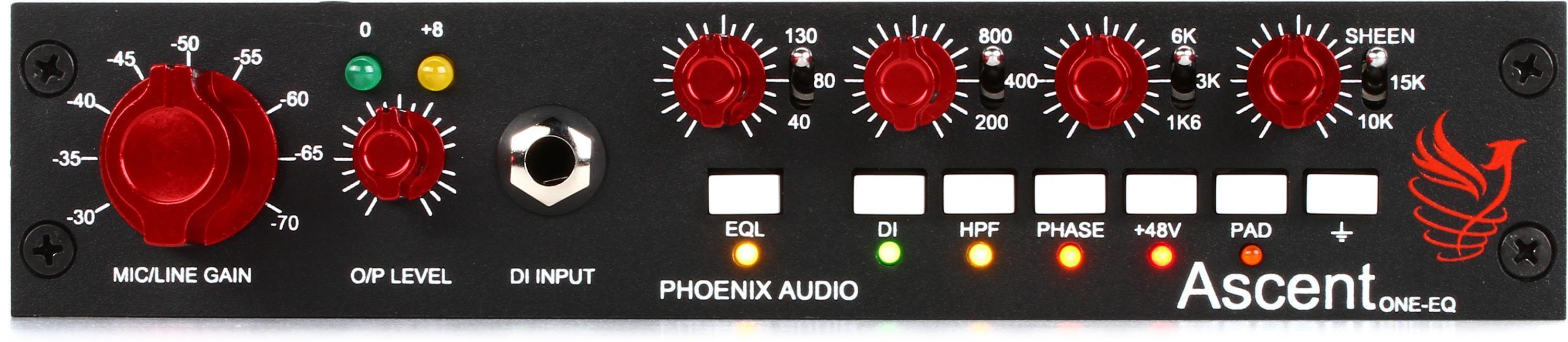 Phoenix Audio Ascent One EQ Microphone Preamp & EQ | Sweetwater