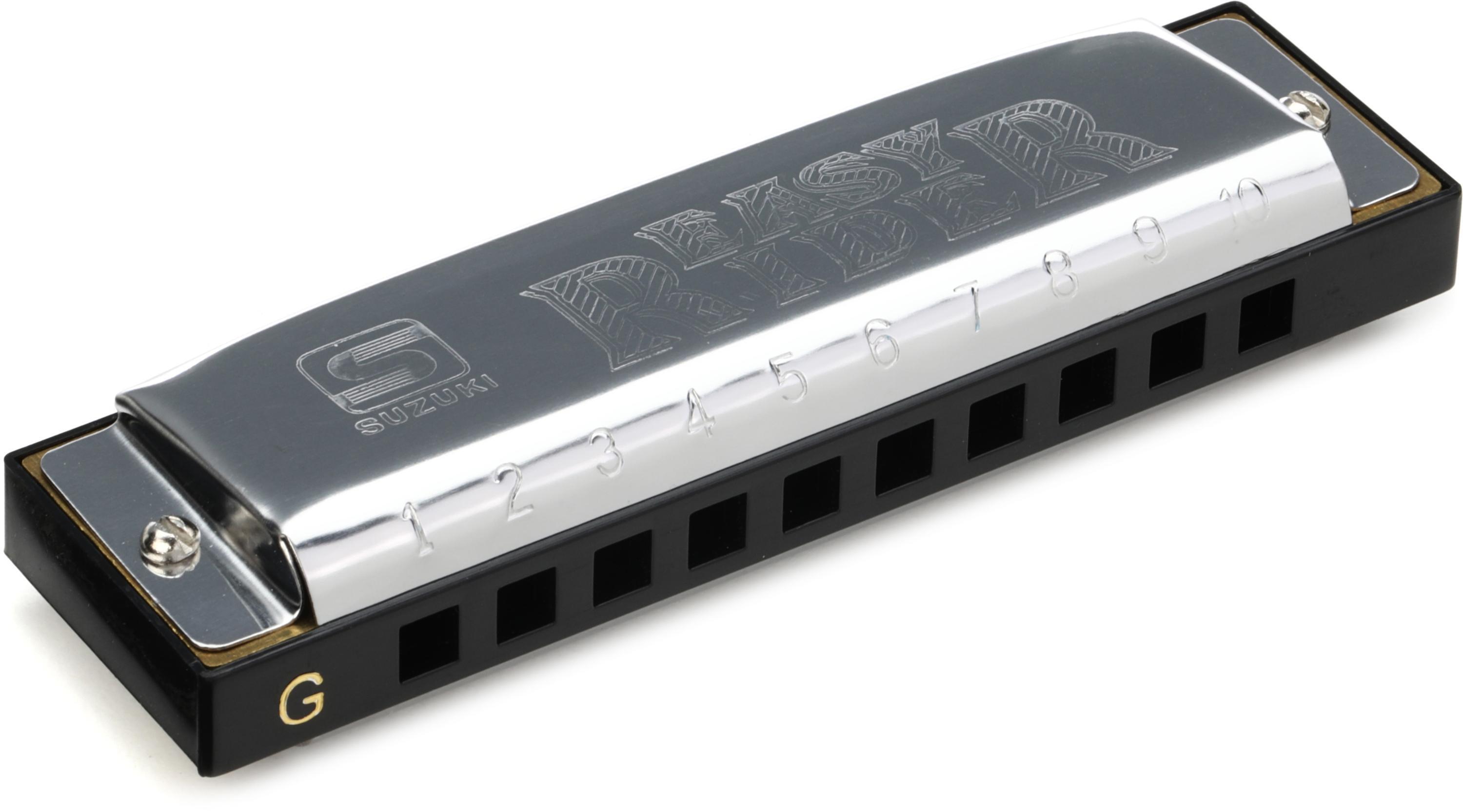 Suzuki EZR-20 Easy Rider 10-hole Diatonic Harmonica - G Major | Sweetwater