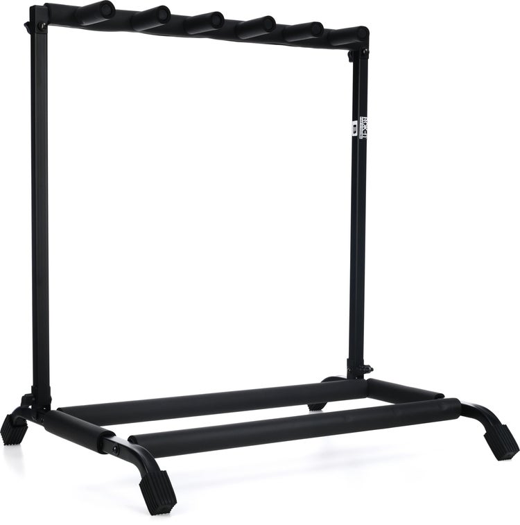 Rok-It RI-GTR-RACK5 Collapsible Folding Guitar Rack for 5 Acoustic or ...