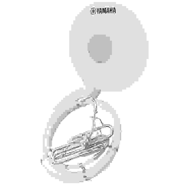 Yamaha YSH-301 BBb Fiberglass Sousaphone - White with Silver-plated ...