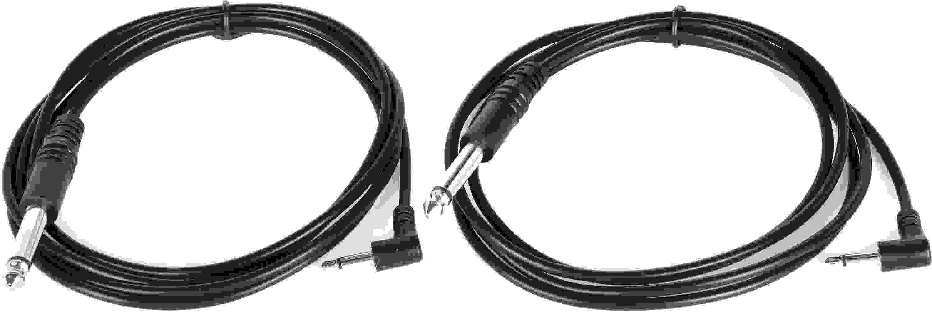 Modbap Modular Audio Patch Cables - Angled 3.5mm TS Male to 1/4-inch TS ...