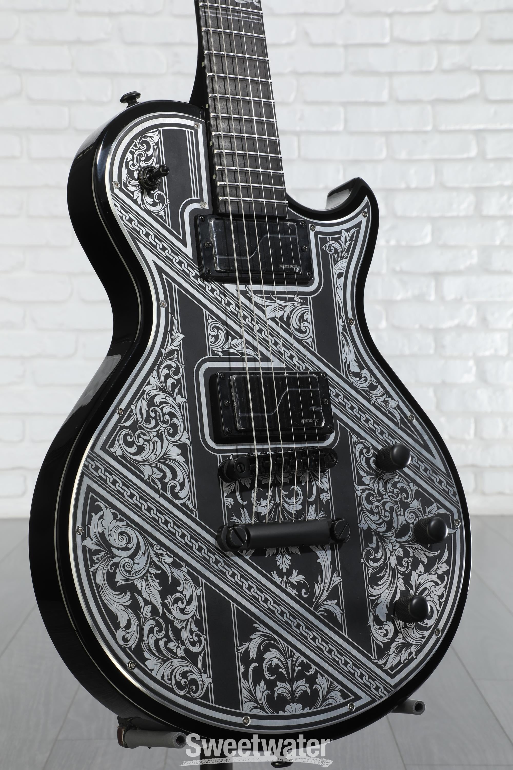 Schecter Solo II Przym Palladium Electric Guitar - Gloss Black, Przym | Sweetwater