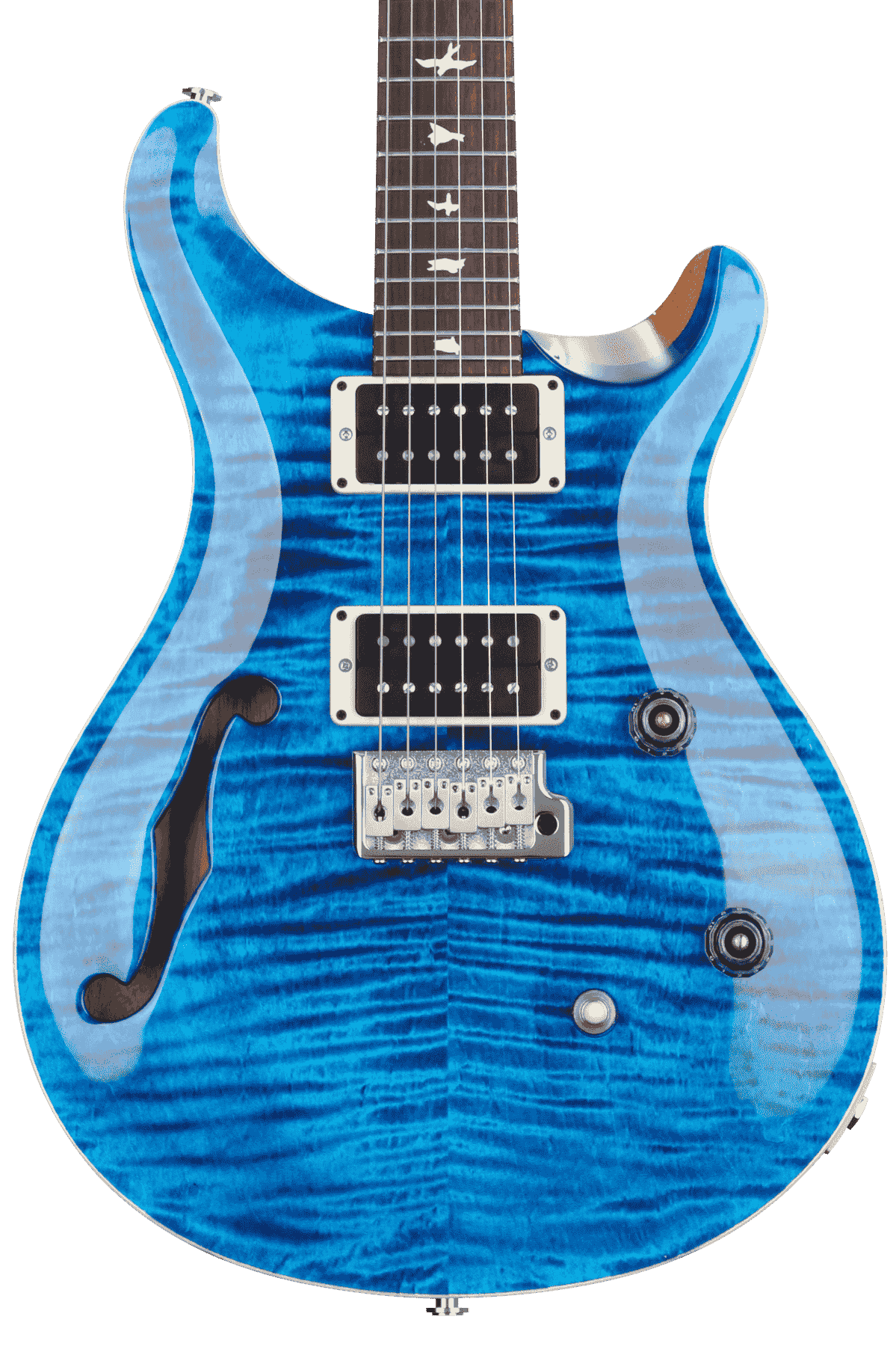 PRS CE 24 Semi-Hollow Electric Guitar - Blue Matteo | Sweetwater