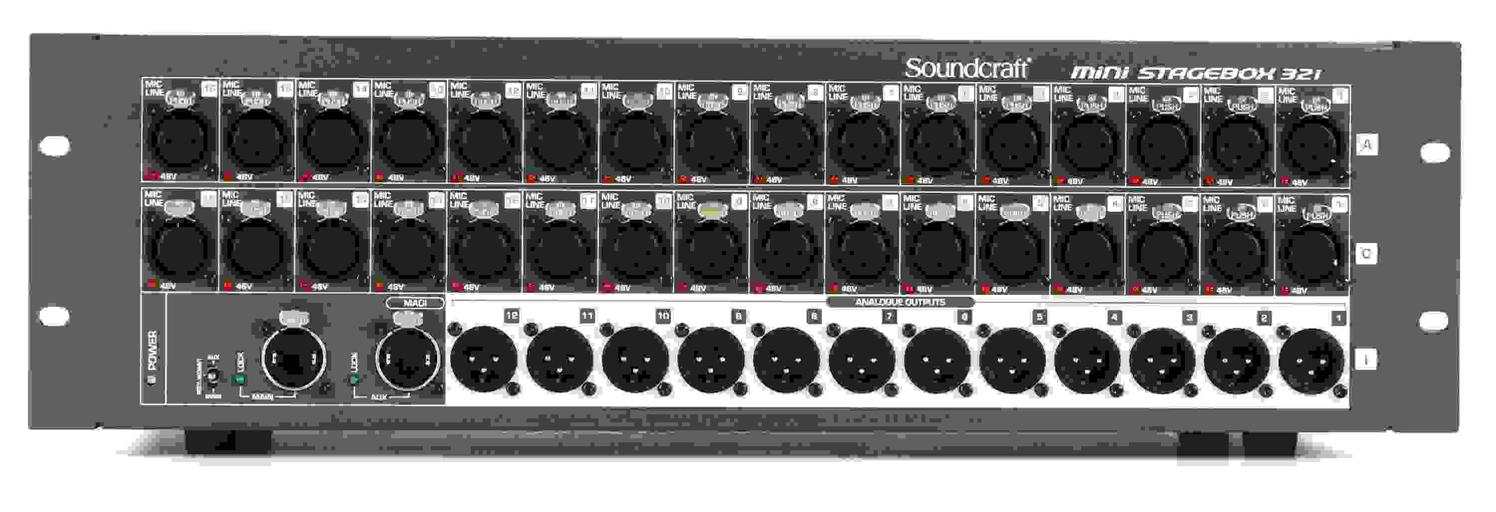 Soundcraft Mini Stagebox 32i 32-channel Digital Stagebox | Sweetwater