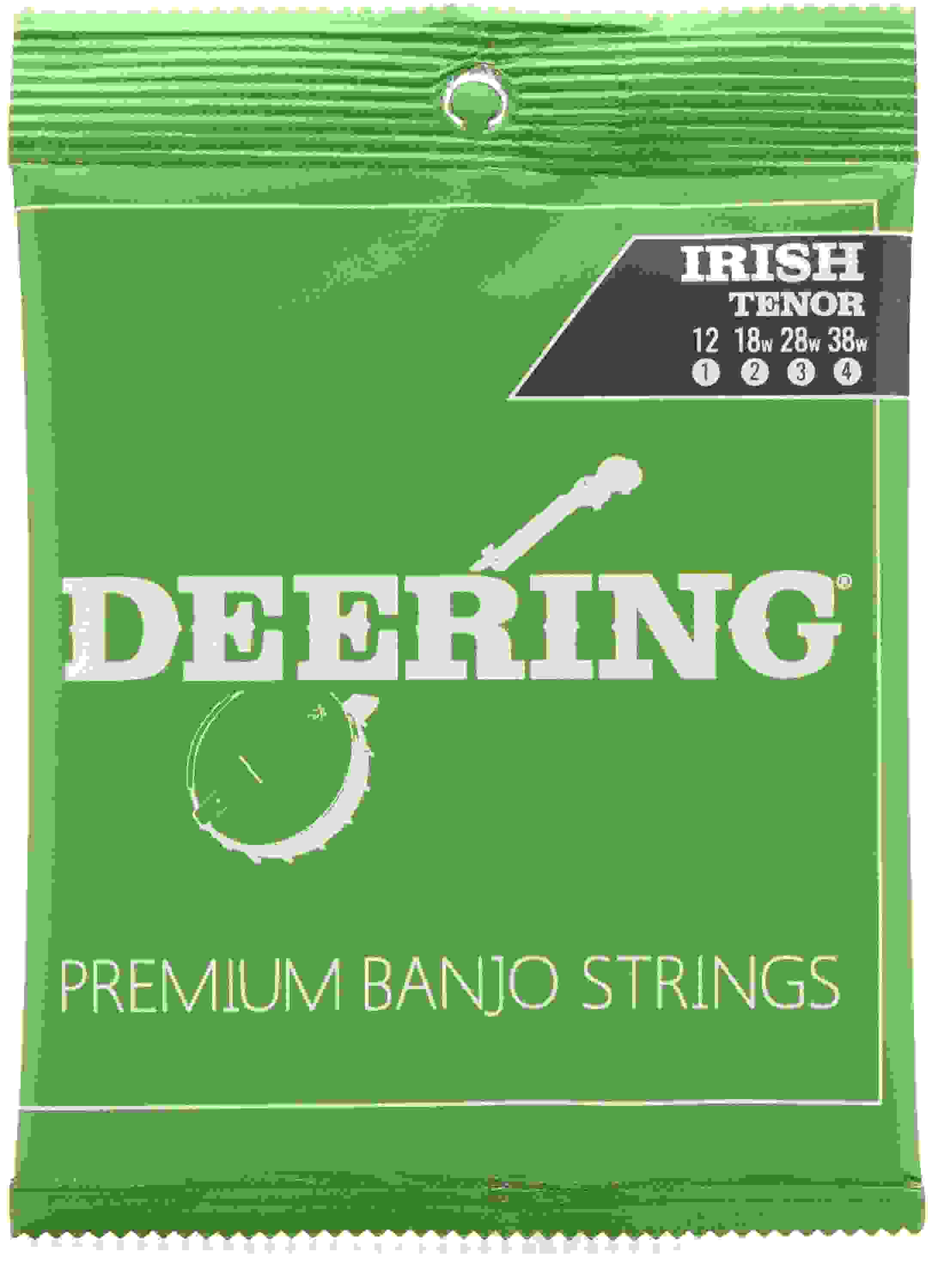 Deering Premium Banjo Strings - .012-.038 Irish Tenor | Sweetwater