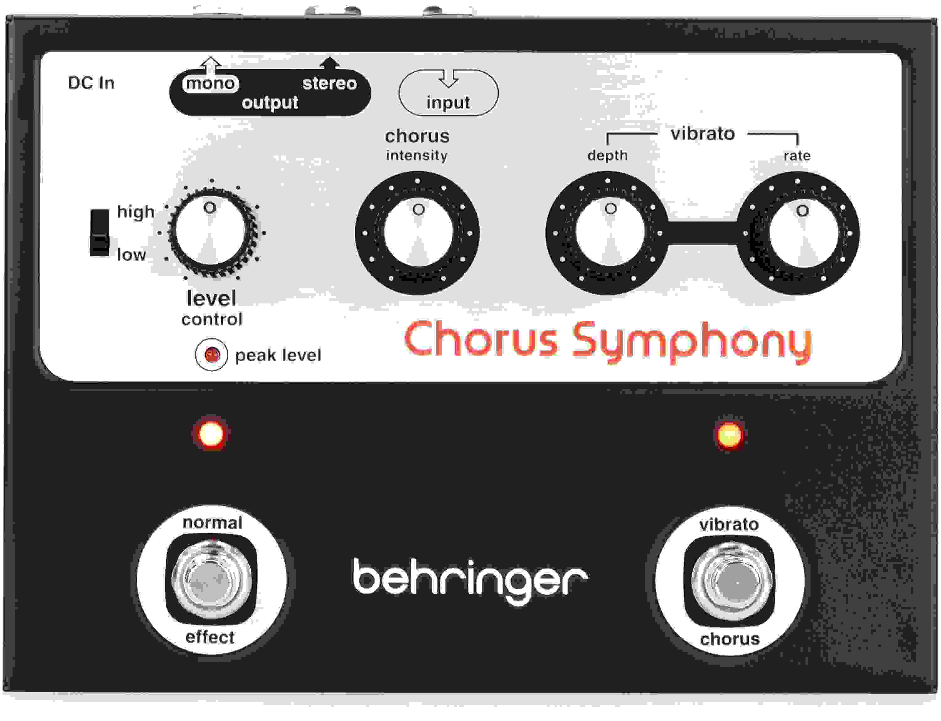 Behringer Chorus Symphony Chorus and Vibrato Guitar Pedal | Sweetwater