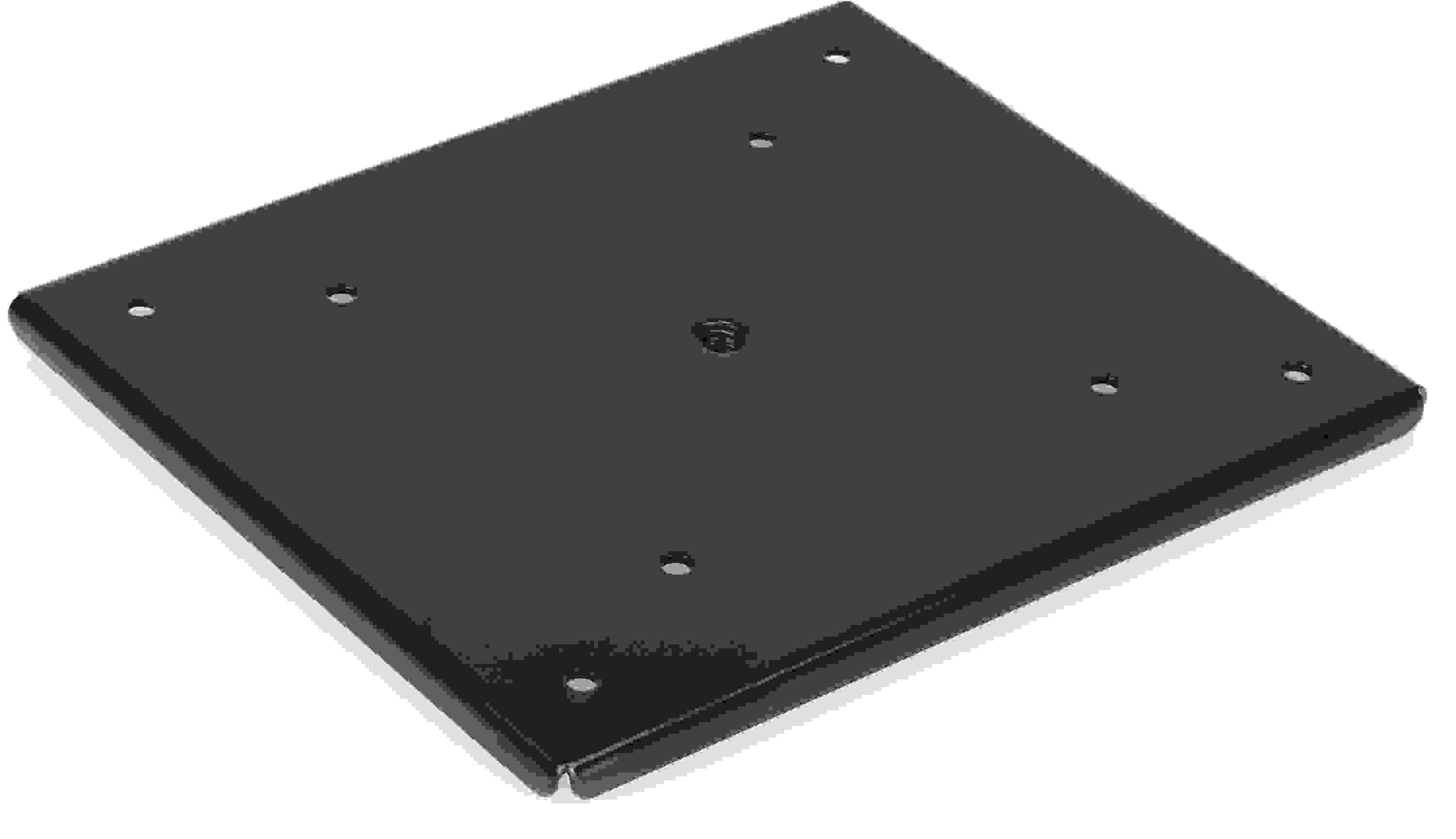 K&M 26749 Monitor Plate M - Black | Sweetwater