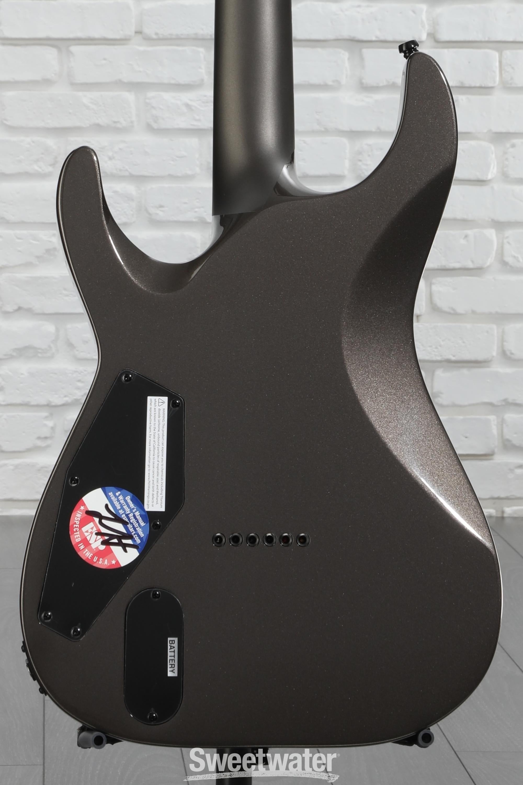 ESP LTD Mick Thomson MT-1 Signature Electric Guitar - Obsidian Metallic ...