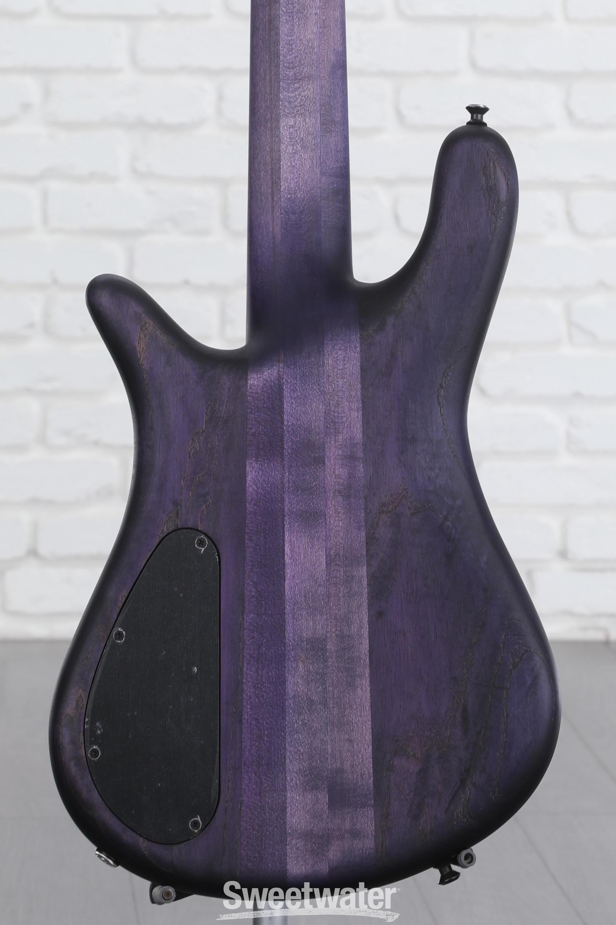 Spector USA NS-5 5-string Bass Guitar - Purple Stain, Sweetwater Exclusive