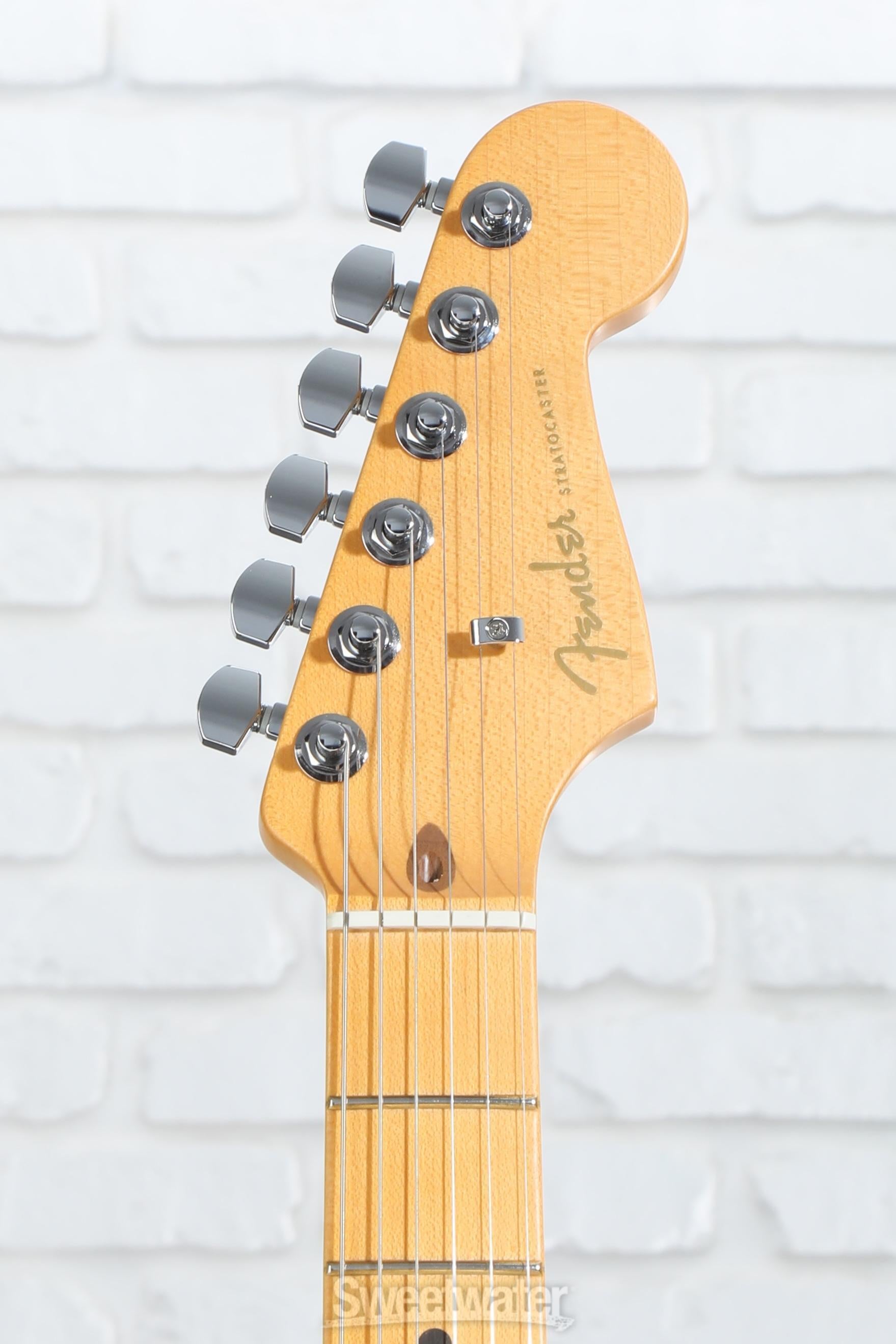 Fender American Ultra II Stratocaster HSS Electric Guitar - Solar Flare ...