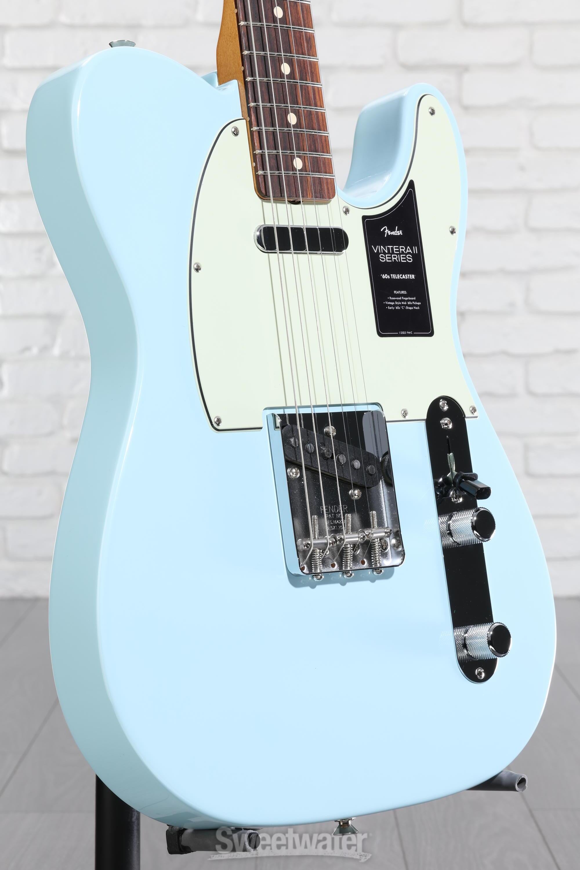 Fender Vintera II '60s Telecaster Electric Guitar - Sonic Blue | Sweetwater