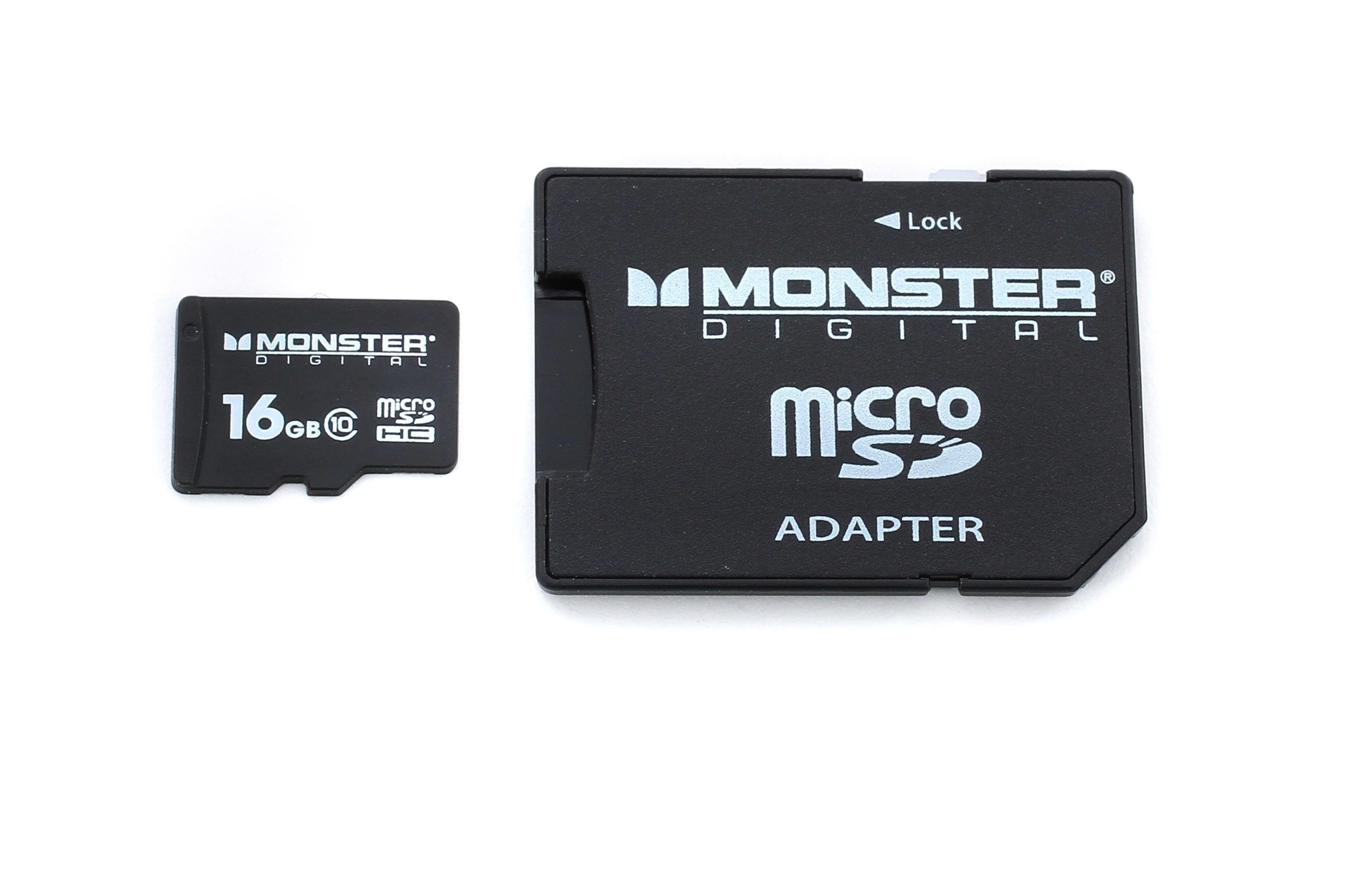 Monster Digital Bunker Class 10 microSD Card - 16GB | Sweetwater