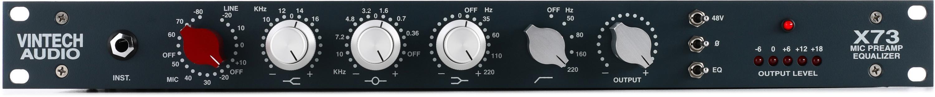 Vintech X73 Microphone Preamp and EQ | Sweetwater