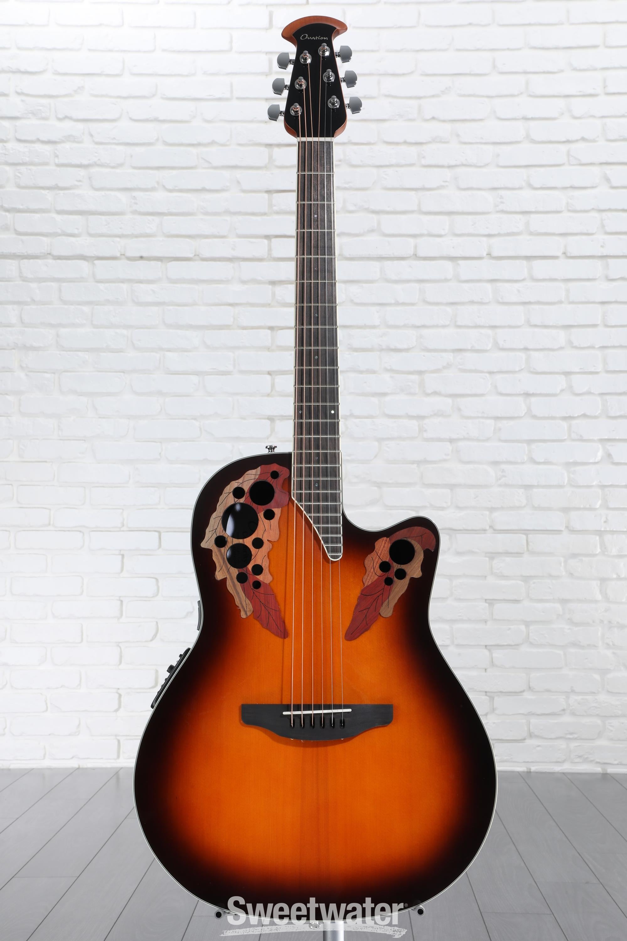 Ovation Elite Celebrity Super Shallow - Sunburst | Sweetwater