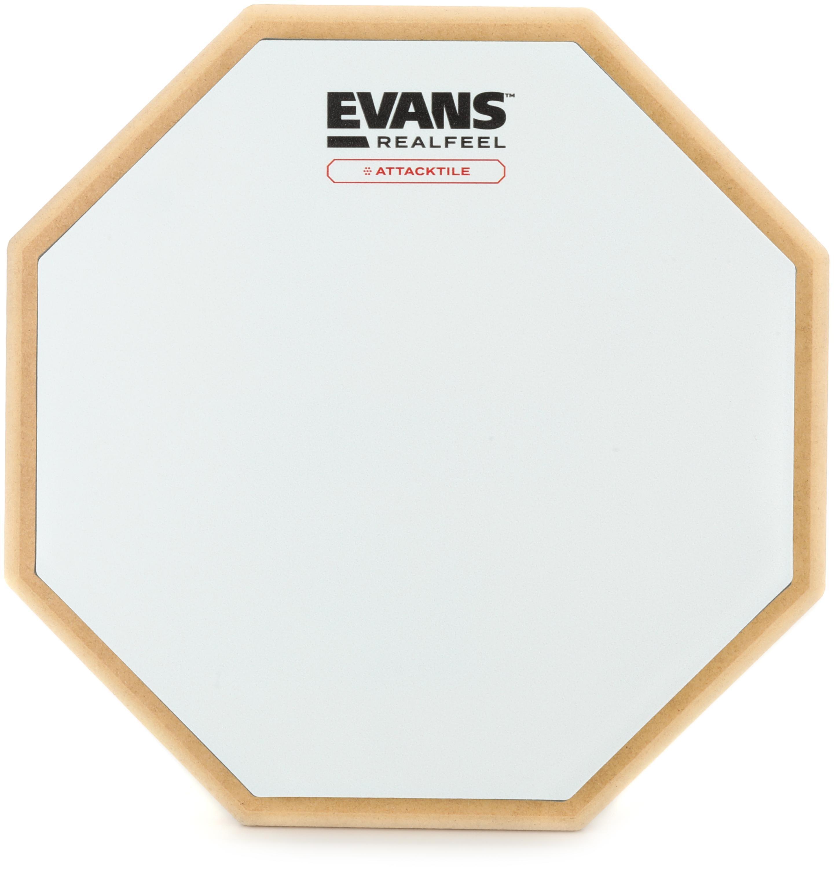 Evans RealFeel Attacktile Mountable Drum Pad - 10 inches | Sweetwater