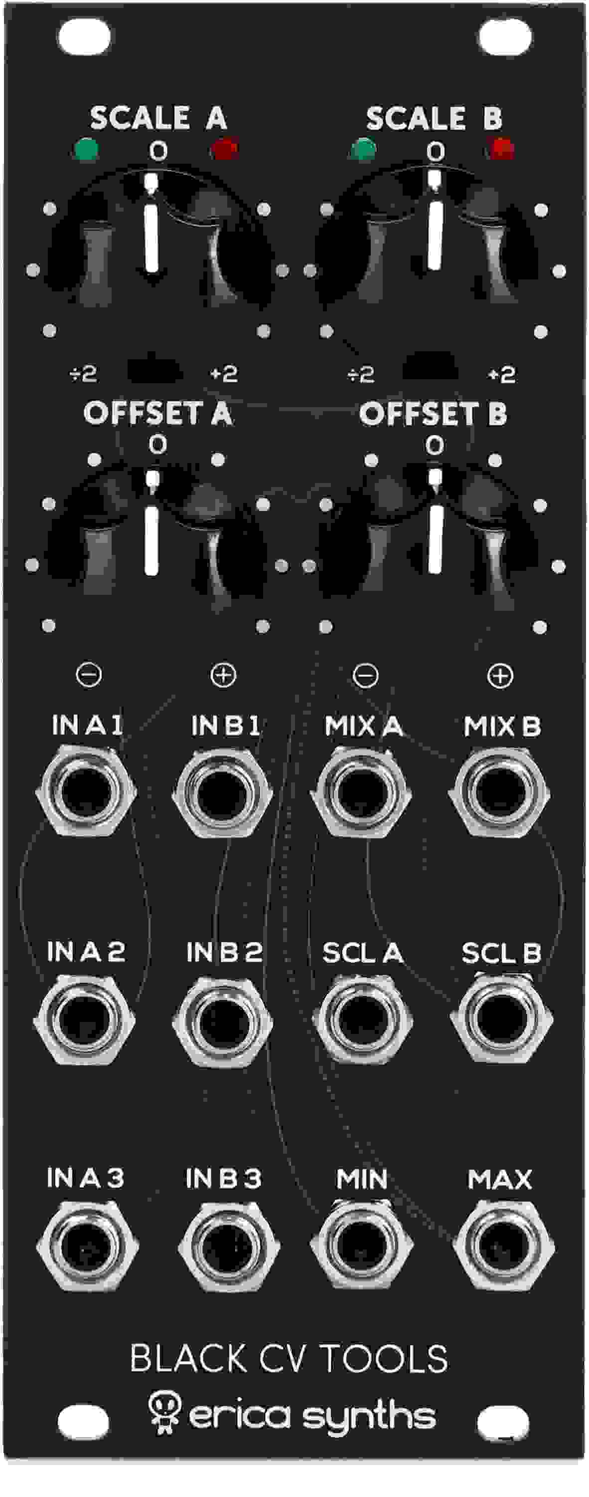 Erica Synths Black CV Tools CV/Audio Mixer with Dual Attenuverters ...