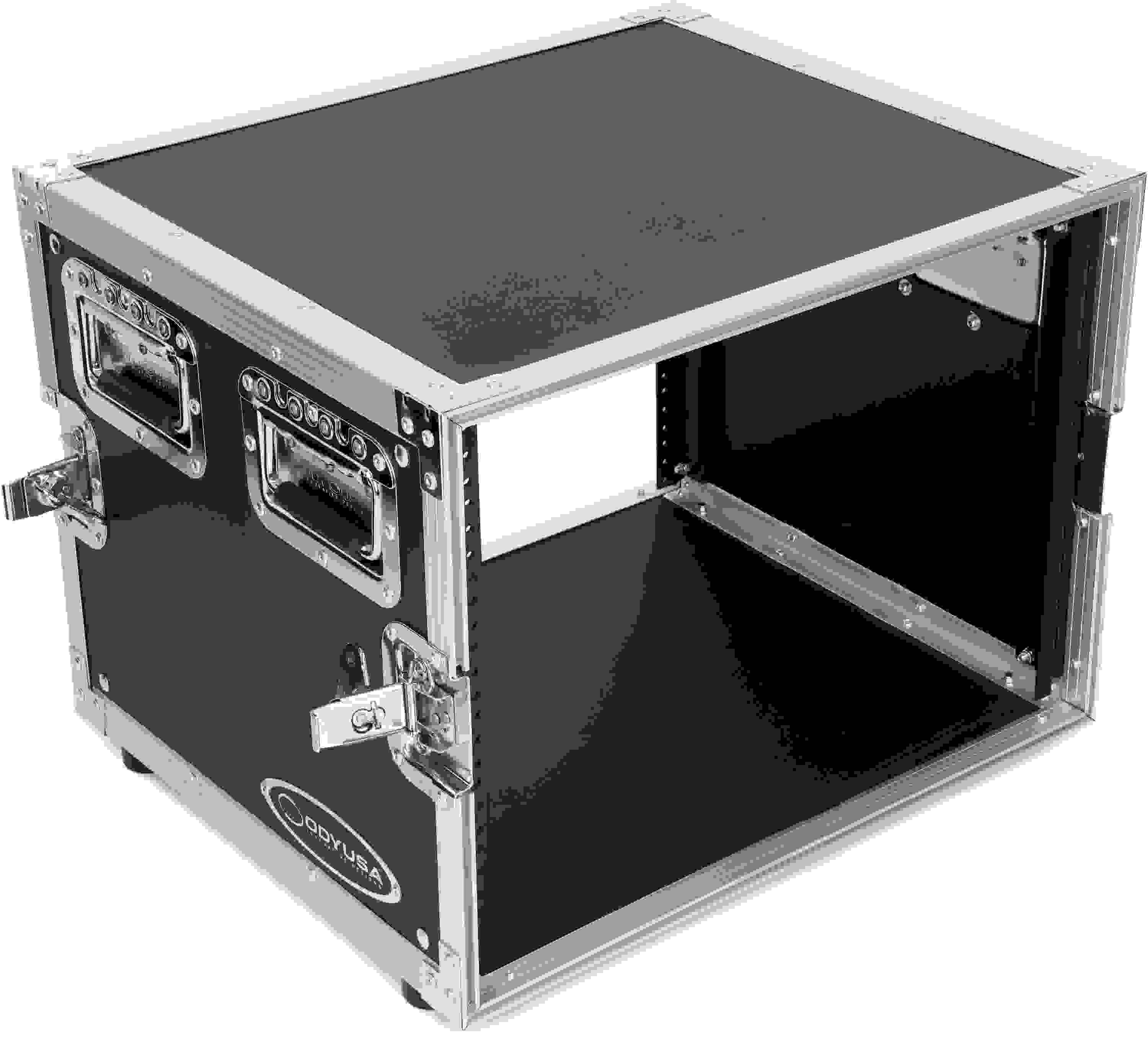 Odyssey FZAR8 8U Pro Amp Rack Flight Case | Sweetwater