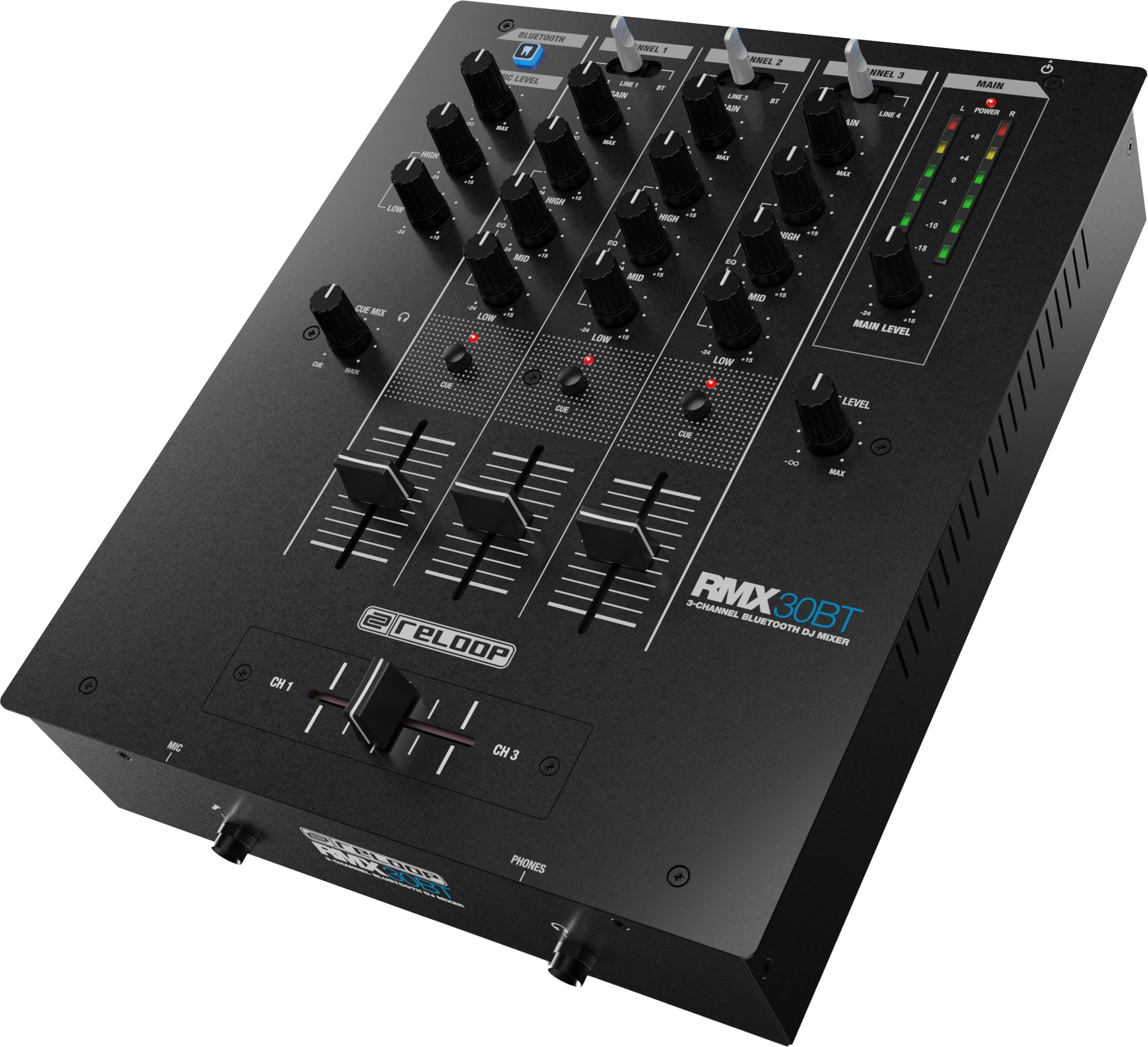 Reloop RMX-30 BT 3-channel Bluetooth DJ Mixer | Sweetwater