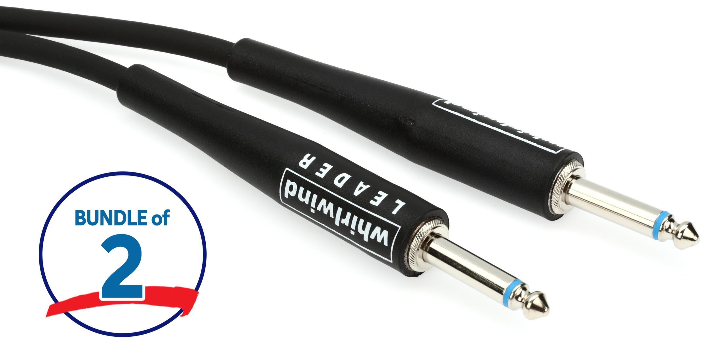 Whirlwind L06 Straight to Straight Instrument Leader Cable - 6 foot (2 ...