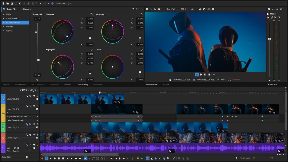 MAGIX Vegas Pro 23 Video Editing Software | Sweetwater