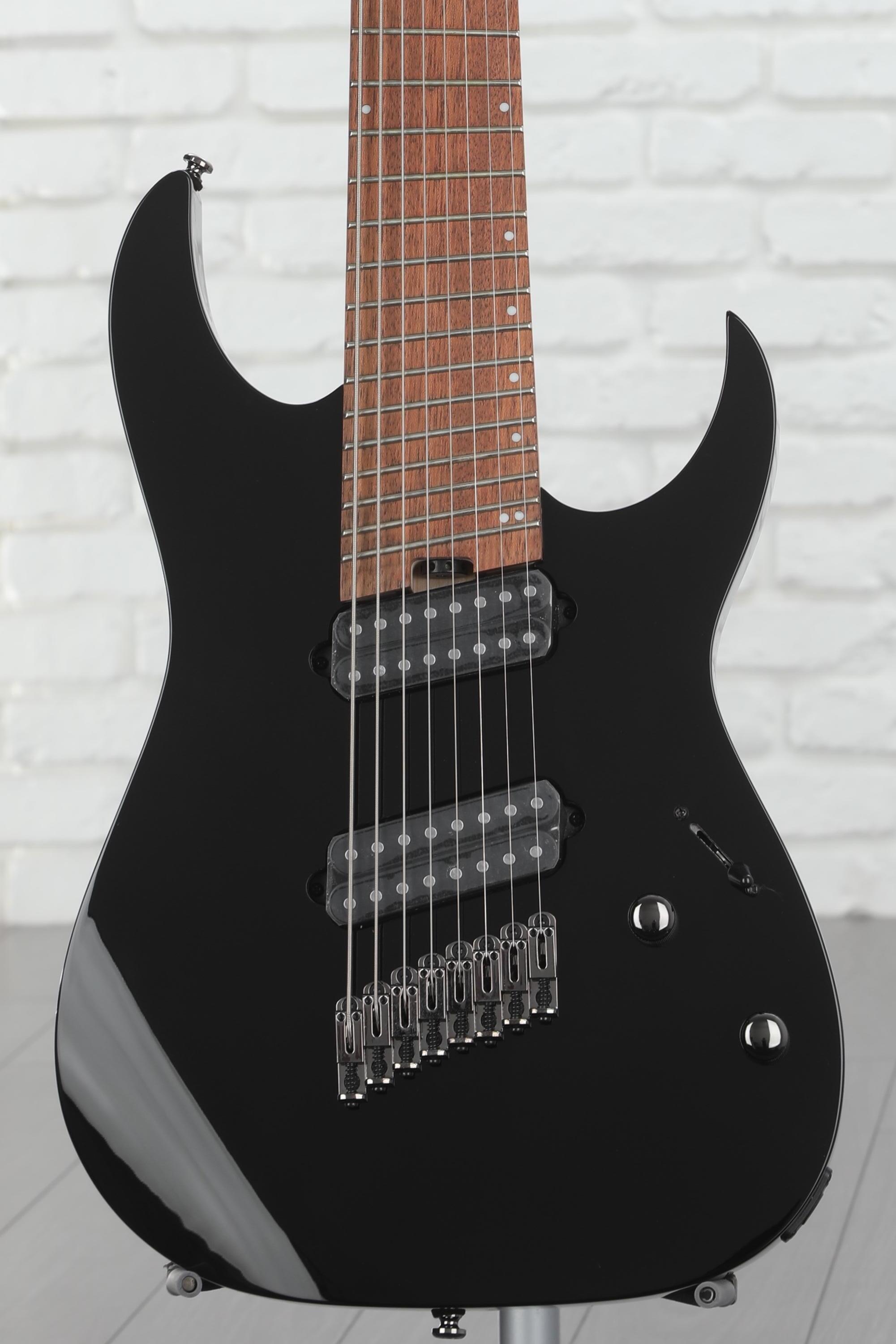 Ibanez RGMS8 Multi-scale 8-String - Black | Sweetwater