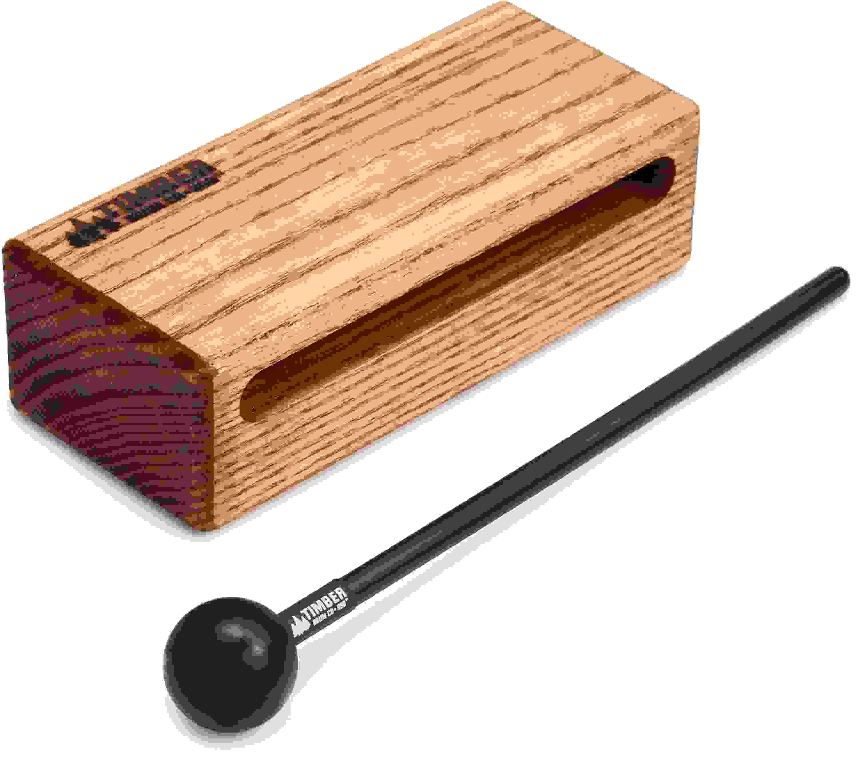 Timber Drum Company T4-S Solid American Hardwood Wood Block - Small ...