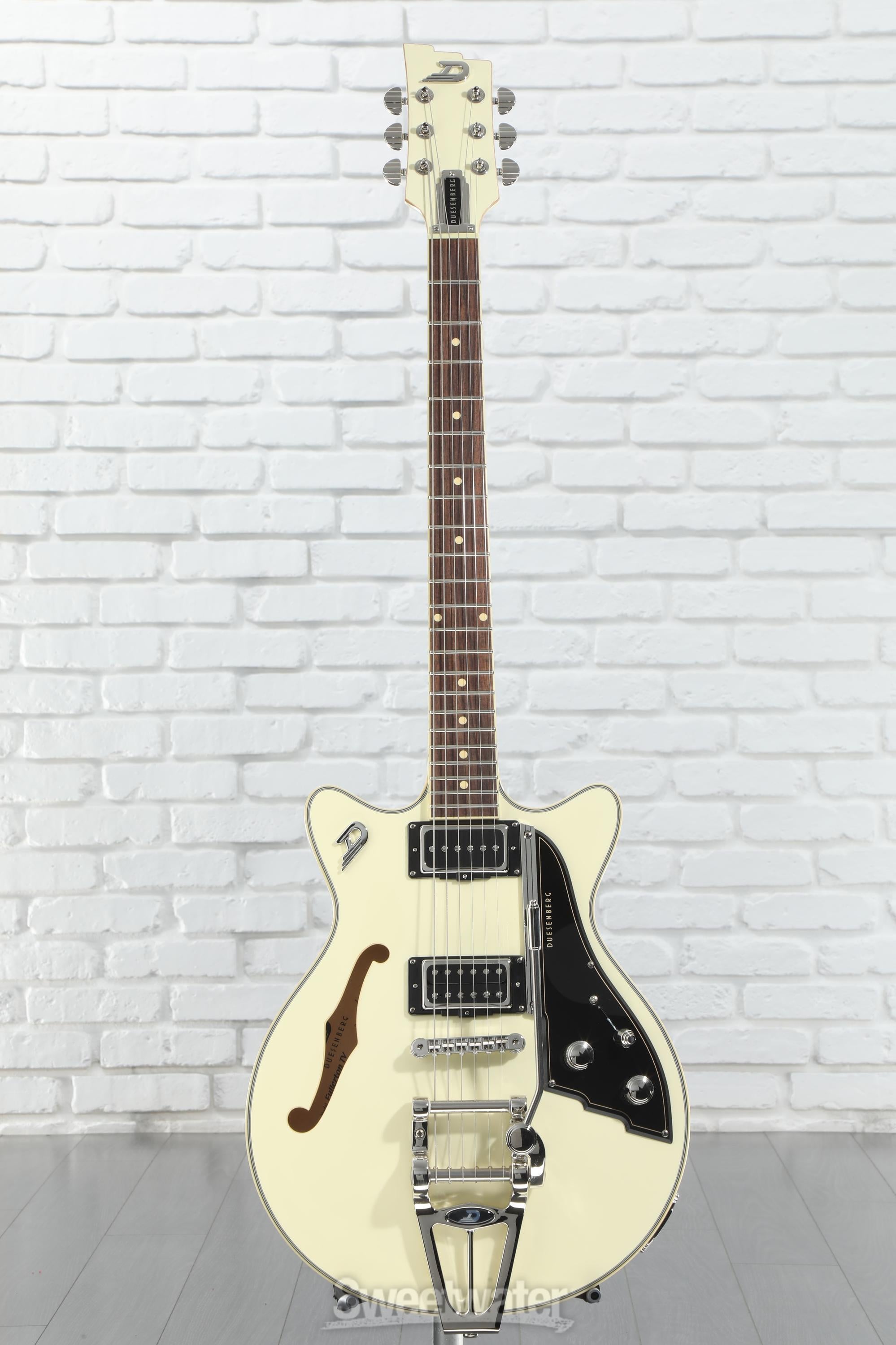 Duesenberg Fullerton TV Semi-hollowbody Electric Guitar - Vintage White ...
