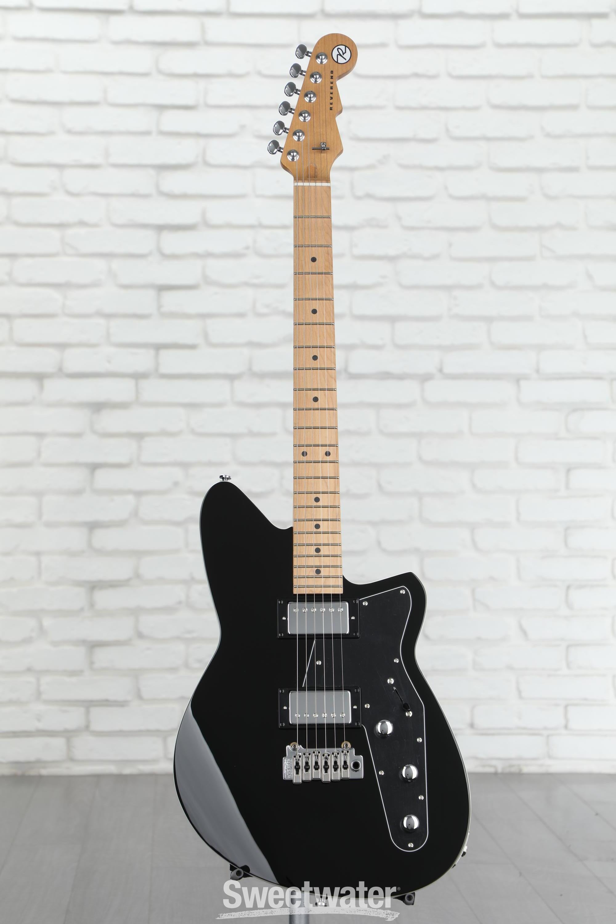 Reverend Jetstream HB Solidbody Electric Guitar - Midnight Black, Maple ...