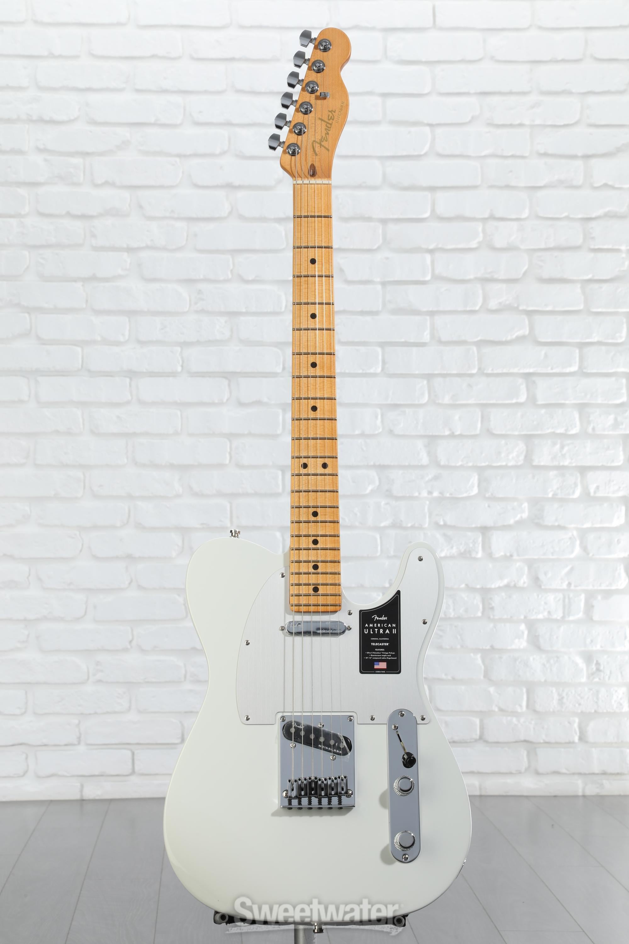 Fender American Ultra II Telecaster Electric Guitar - Avalanche, Maple ...