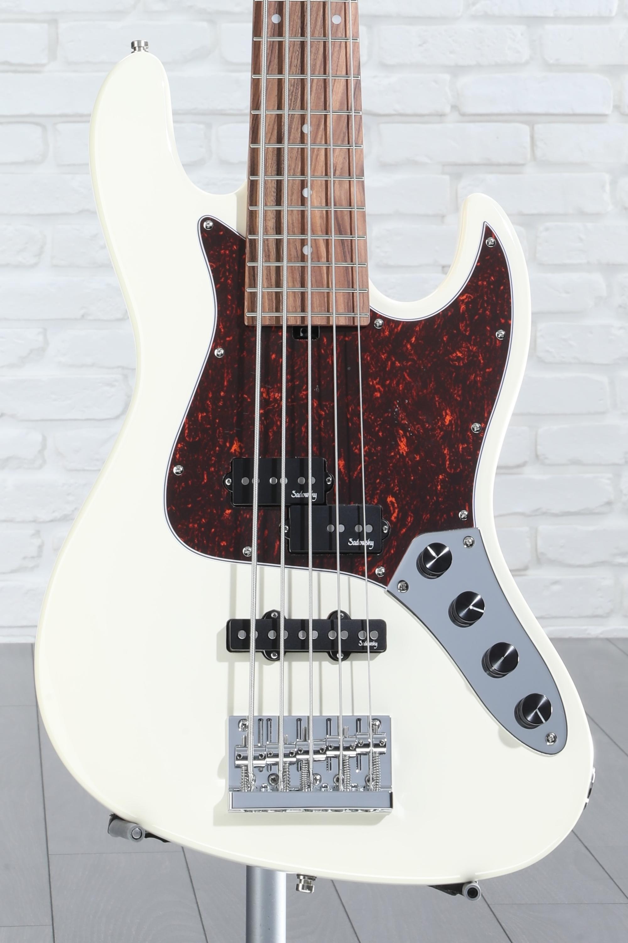 Sadowsky MetroExpress 21-fret Hybrid PJ 5-string Bass - Olympic White ...
