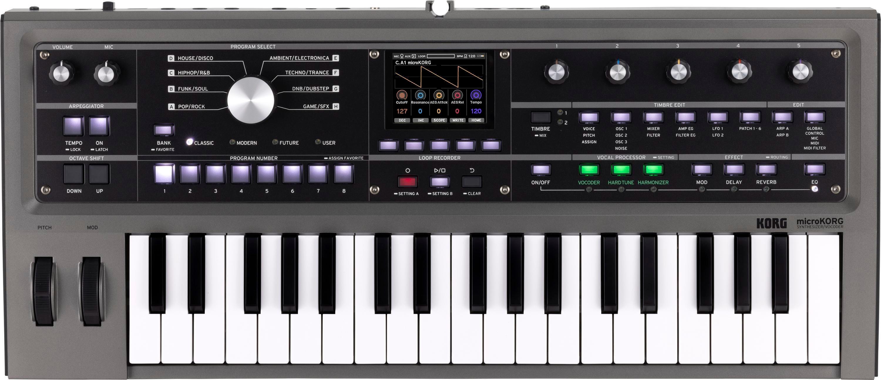 Korg microKORG 2 37-key Virtual Analog Synthesizer and Vocoder | Sweetwater