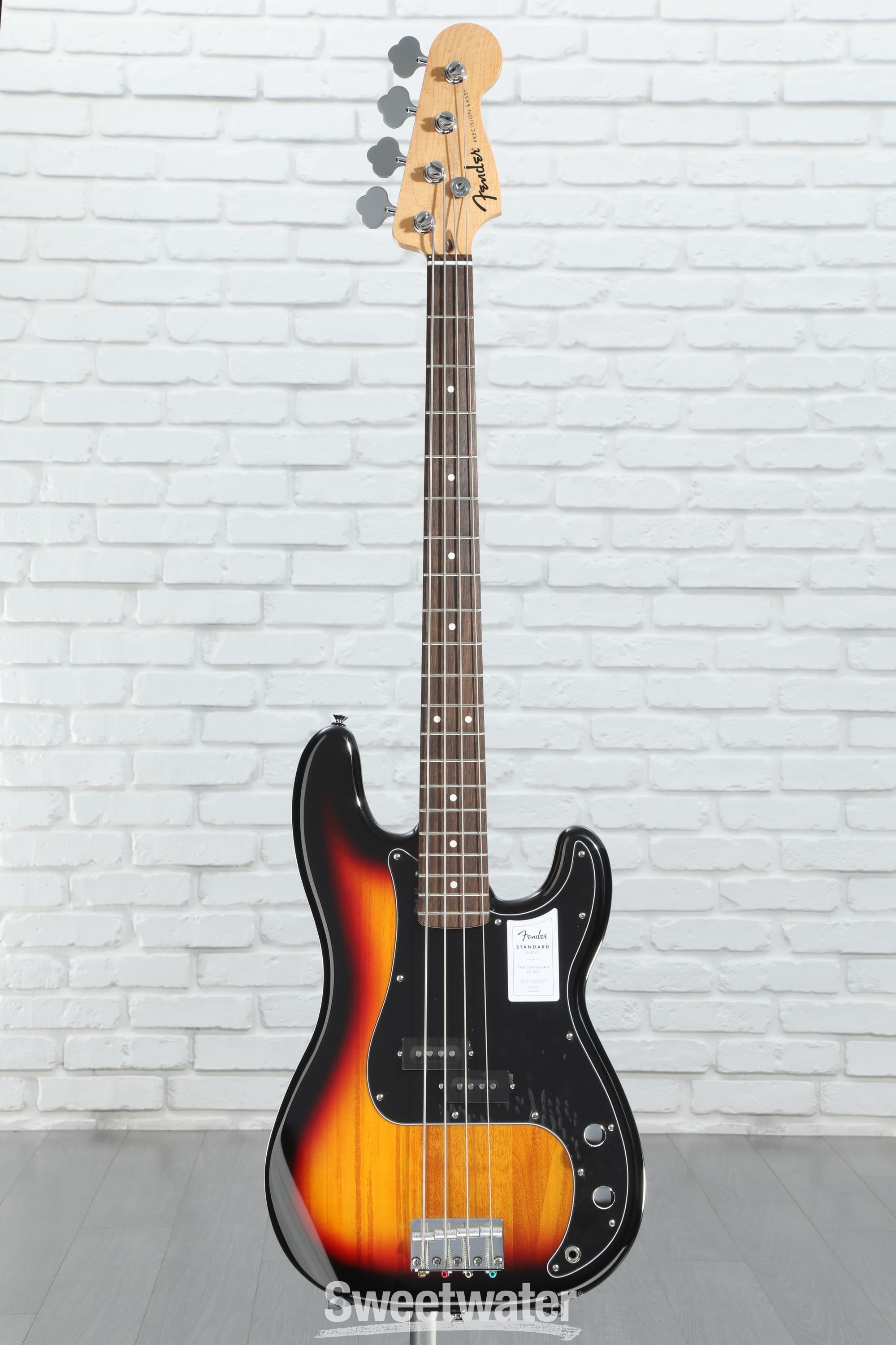 Fender Standard Precision Bass - 3-color Sunburst, Laurel Fingerboard ...