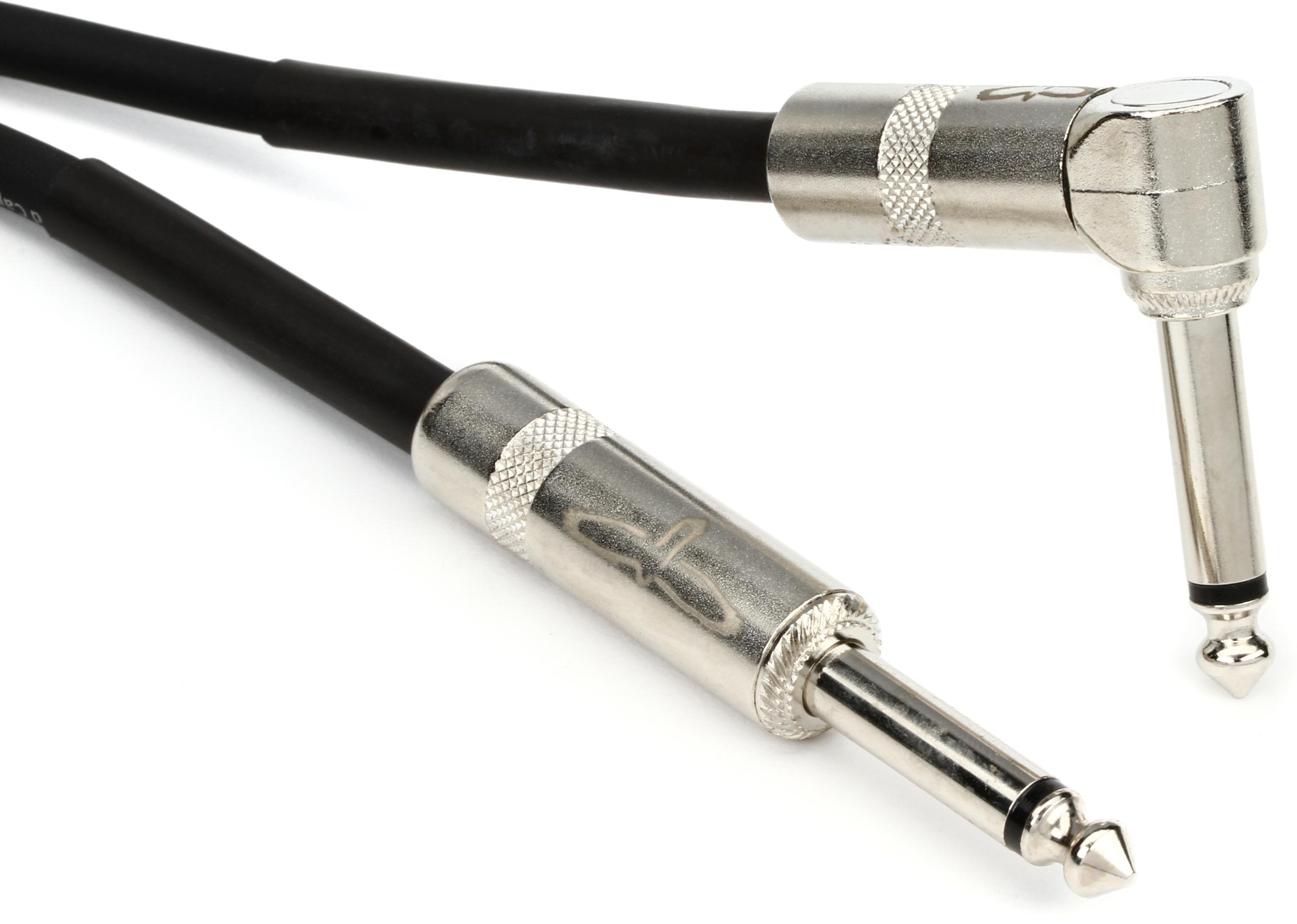 PRS Classic Straight to Right Angle Instrument Cable - 18 foot | Sweetwater