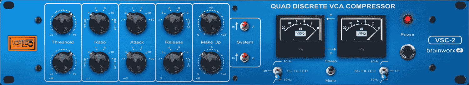 Brainworx Vertigo VSC-2 Compressor Plug-in | Sweetwater