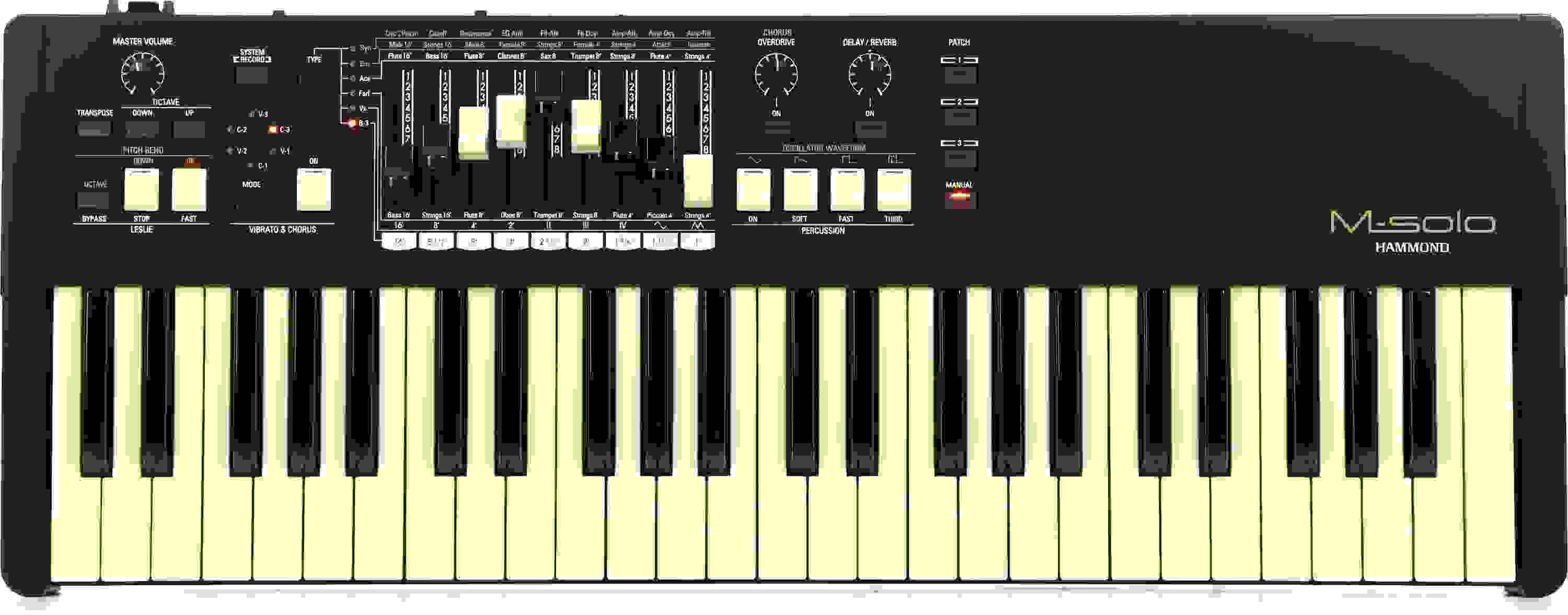 Hammond M-Solo Portable Organ - Black | Sweetwater