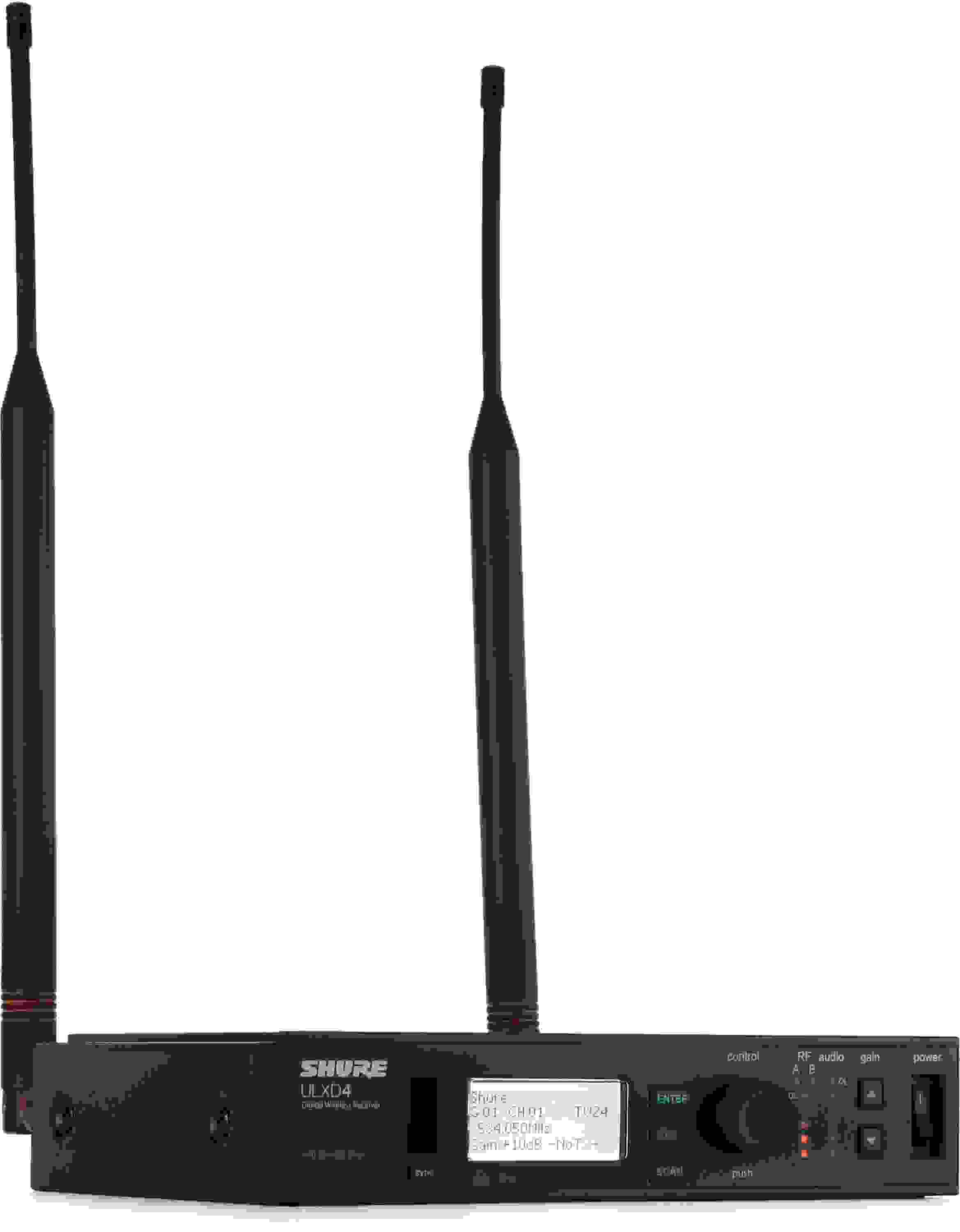 Shure ULXD4 Digital Wireless Receiver - H50 Band | Sweetwater