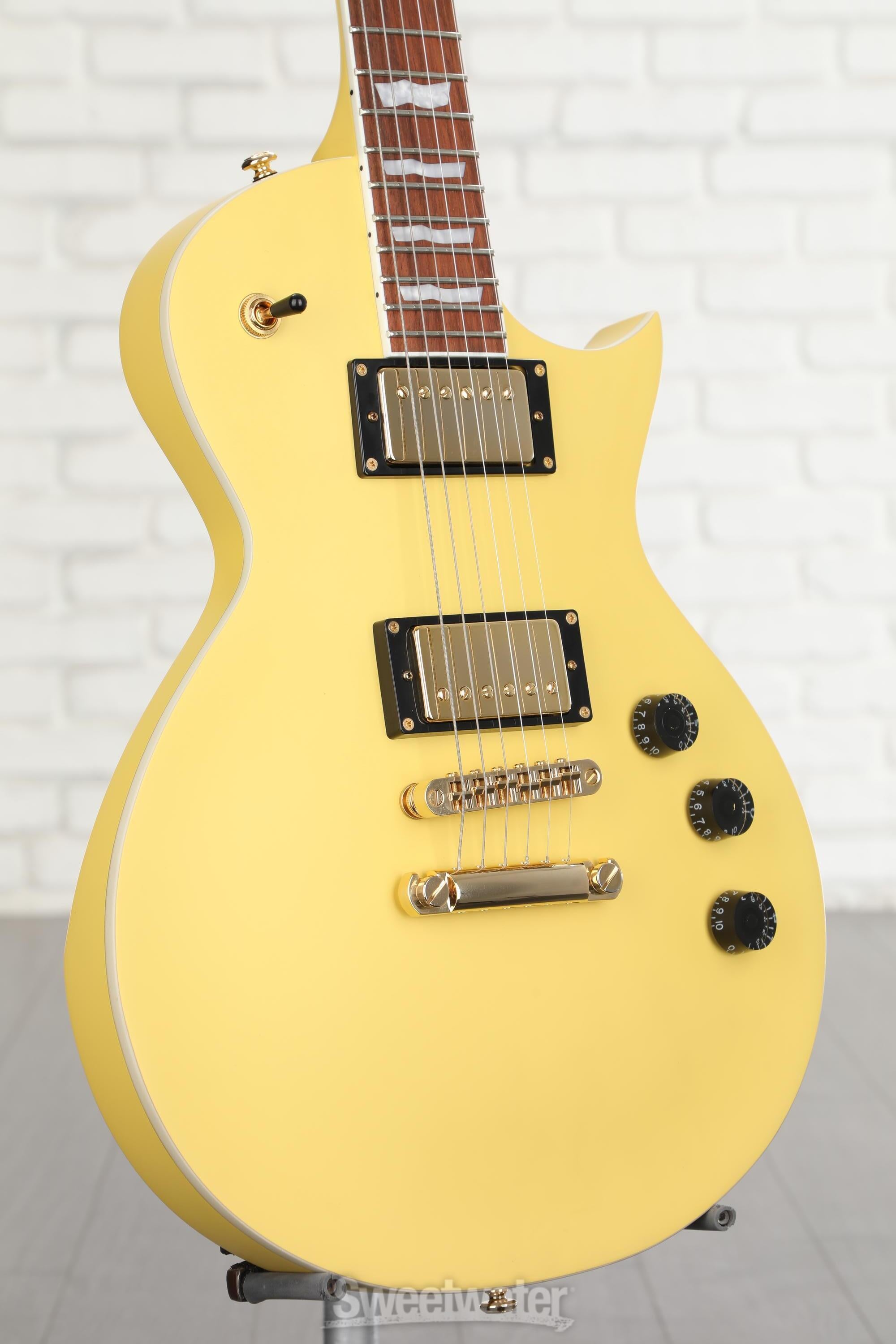 ESP LTD Eclipse EC-256 Electric Guitar - Vintage Gold Satin | Sweetwater