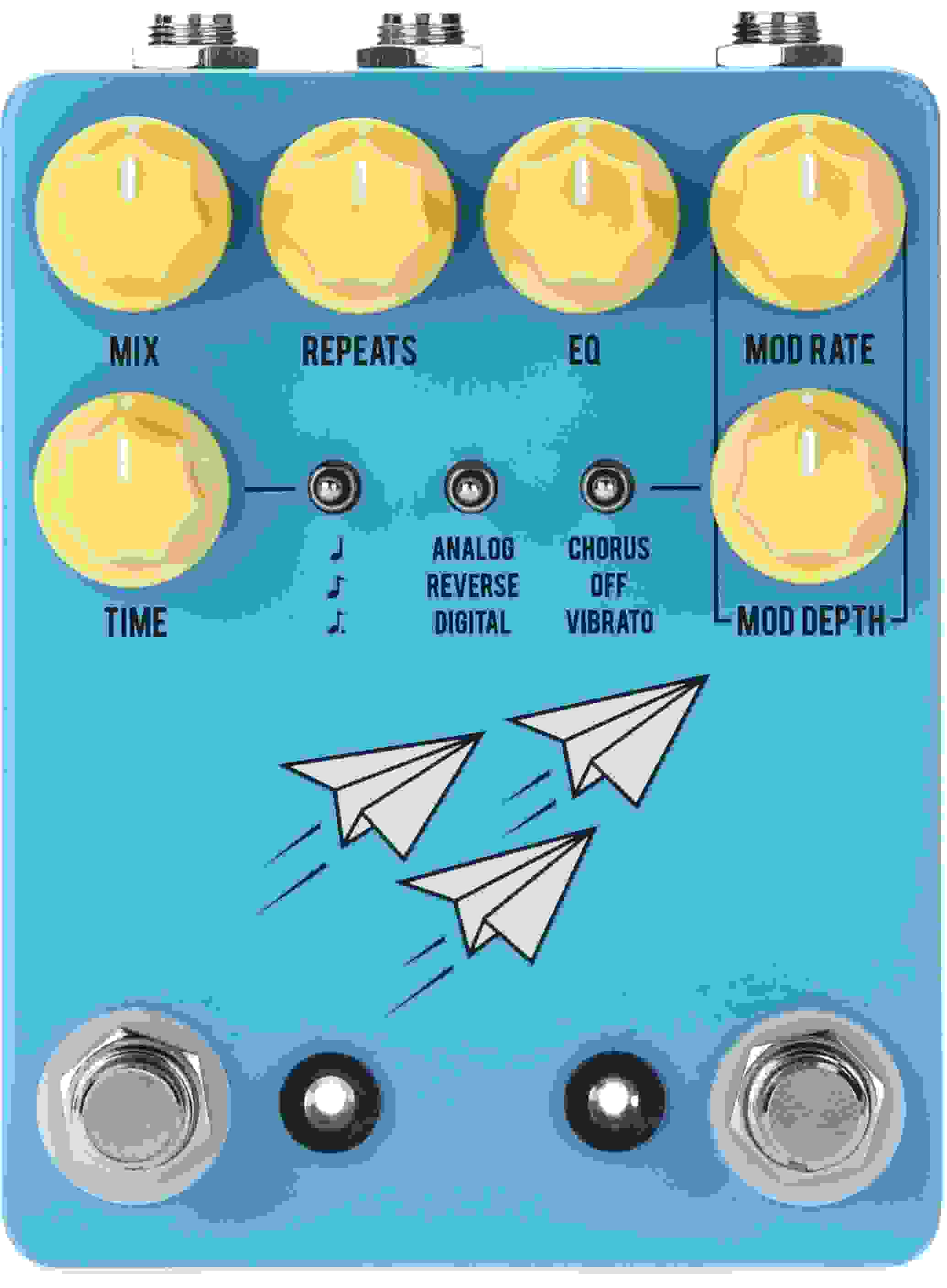 JHS Flight Delay Pedal - Blue | Sweetwater