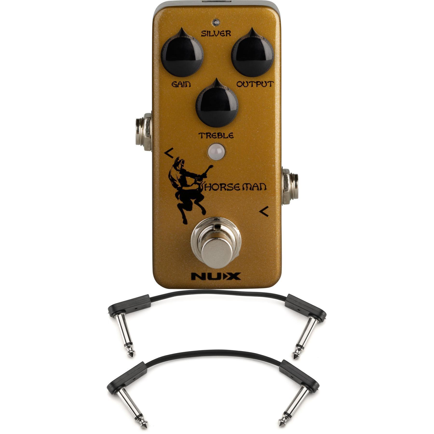 NUX Horseman Overdrive Pedal with EBS Patch Cables | Sweetwater