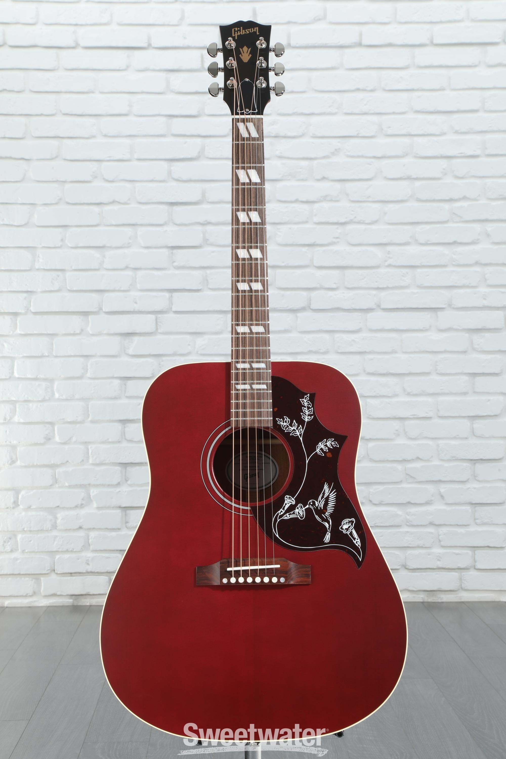 Gibson Acoustic Hummingbird Special Acoustic-electric Guitar - Wine Red ...
